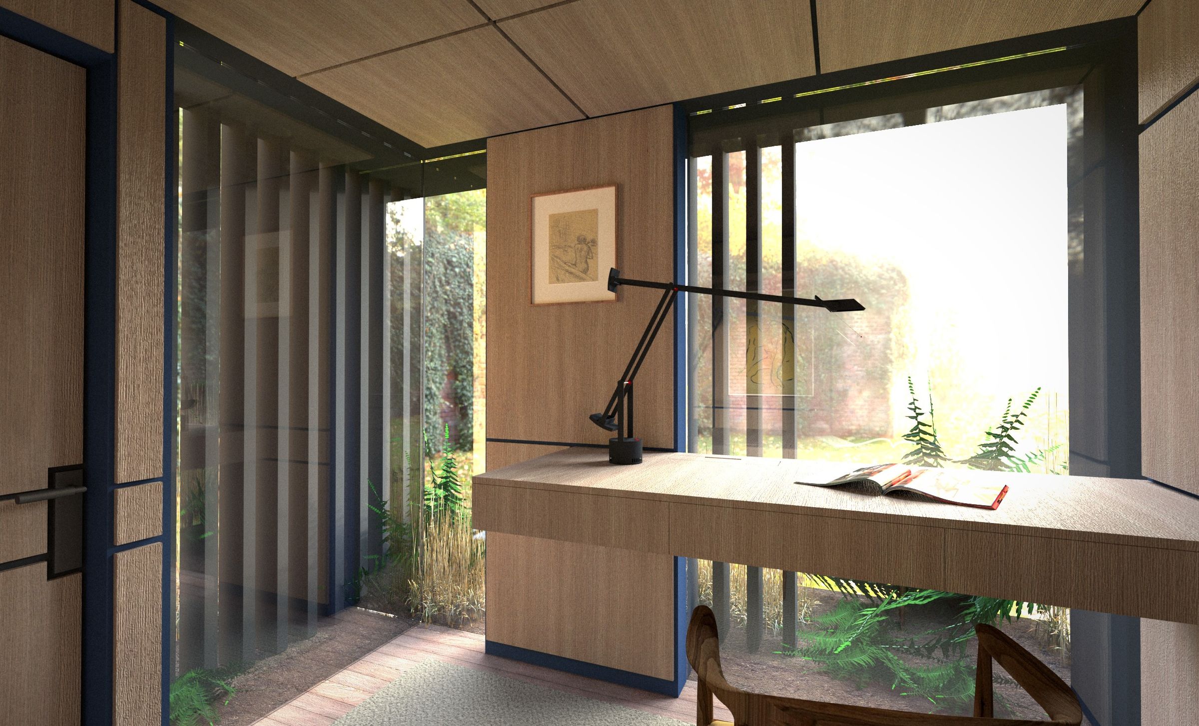 The Writer's Cabin | Boundary Space | Archello