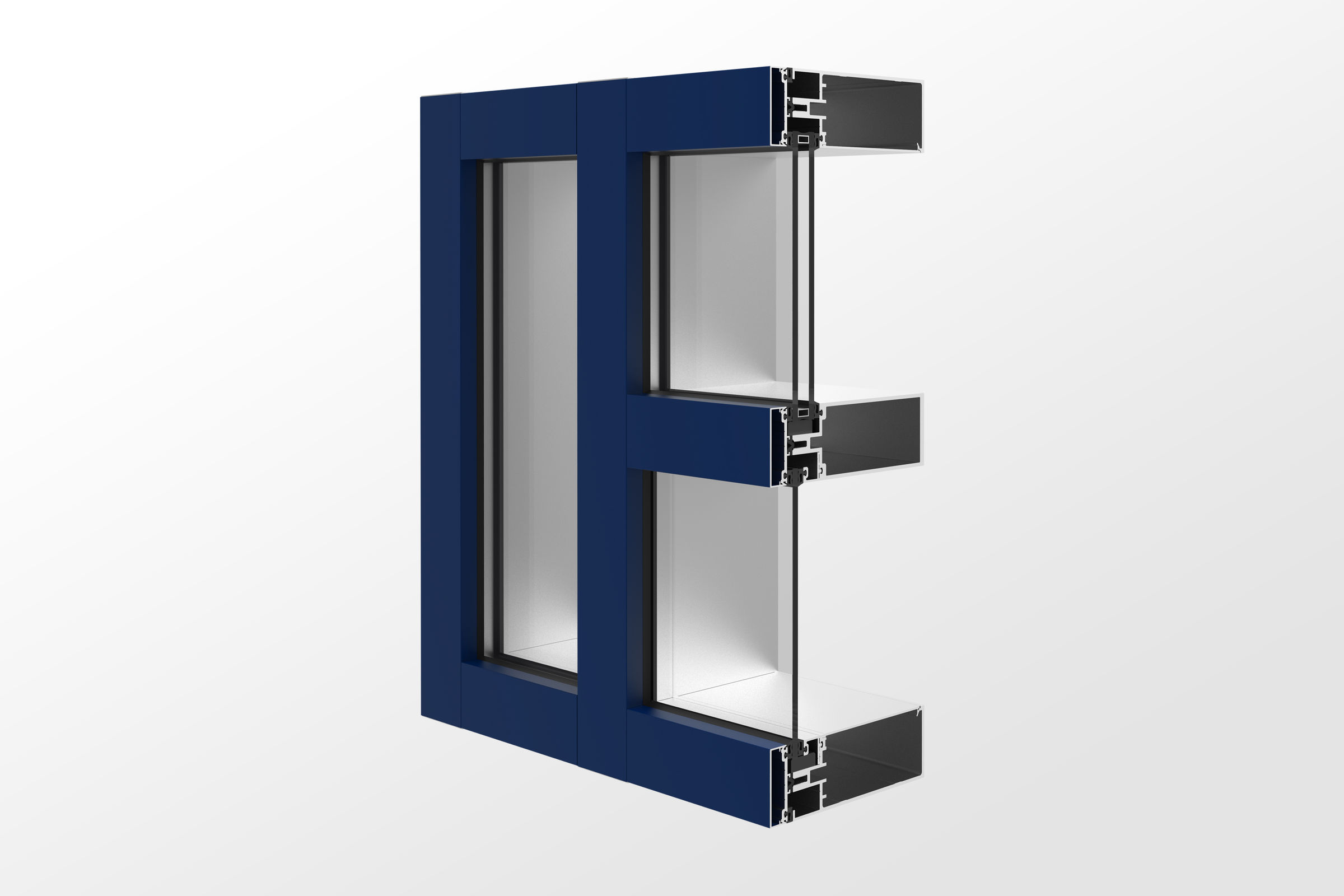 YCW 750 OG Open Back Curtain Wall System per YKK AP America Inc. | Archello