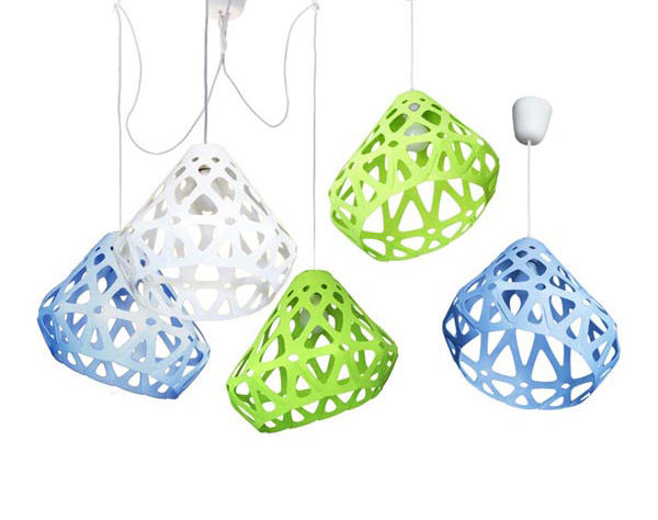 ZAHA LIGHT chandelier + 2 pendant light set by Spaces Bureau | Archello