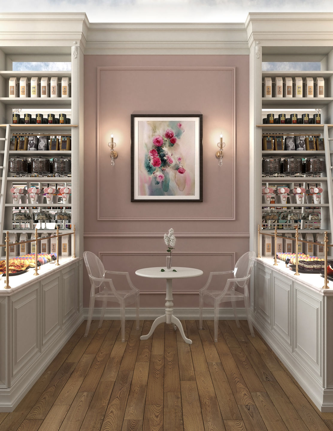 Gallery of French Chocolate Store Design | Comelite Architecture ...