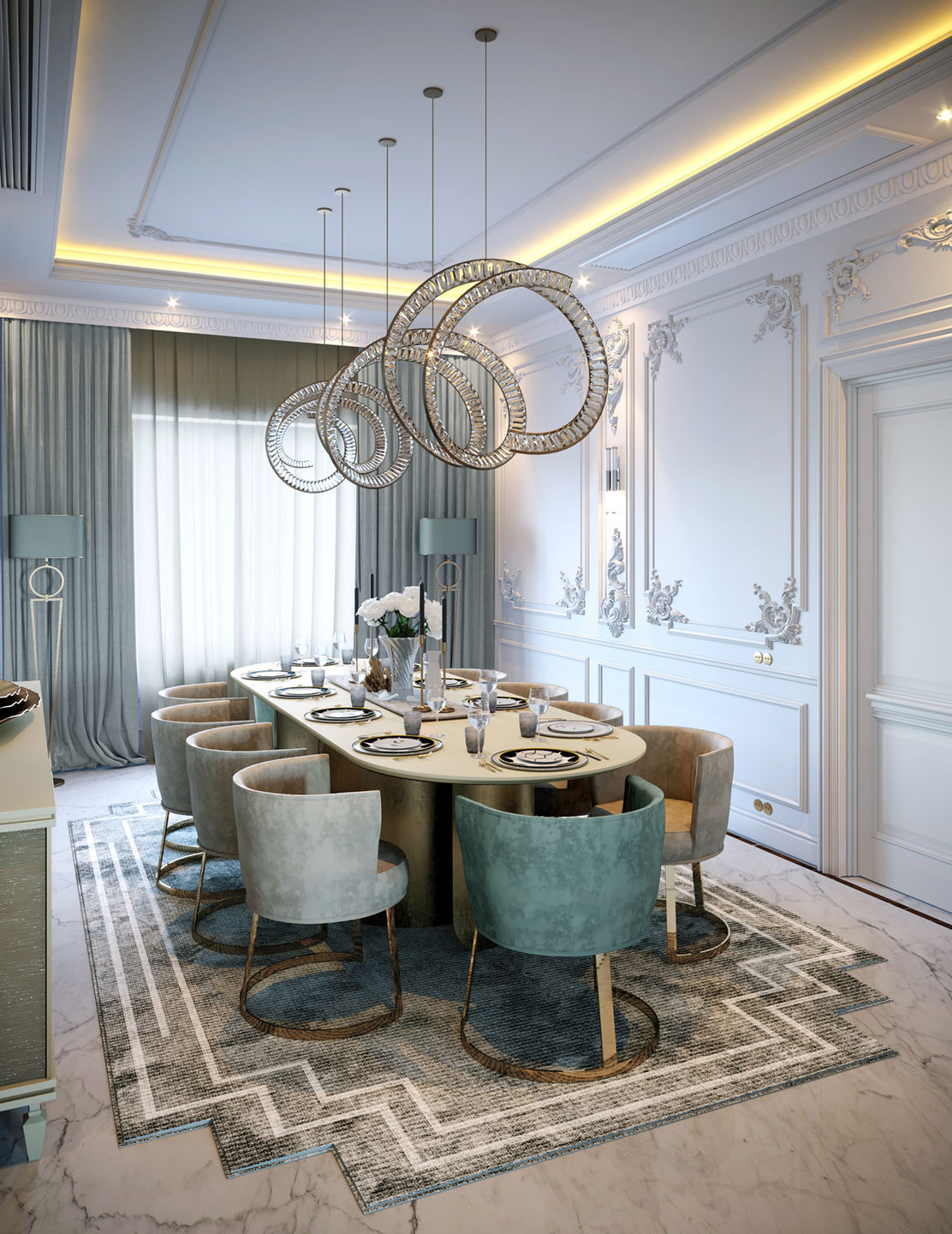 Gallery of Luxury Neoclassical Palace Interior Design | Comelite ...