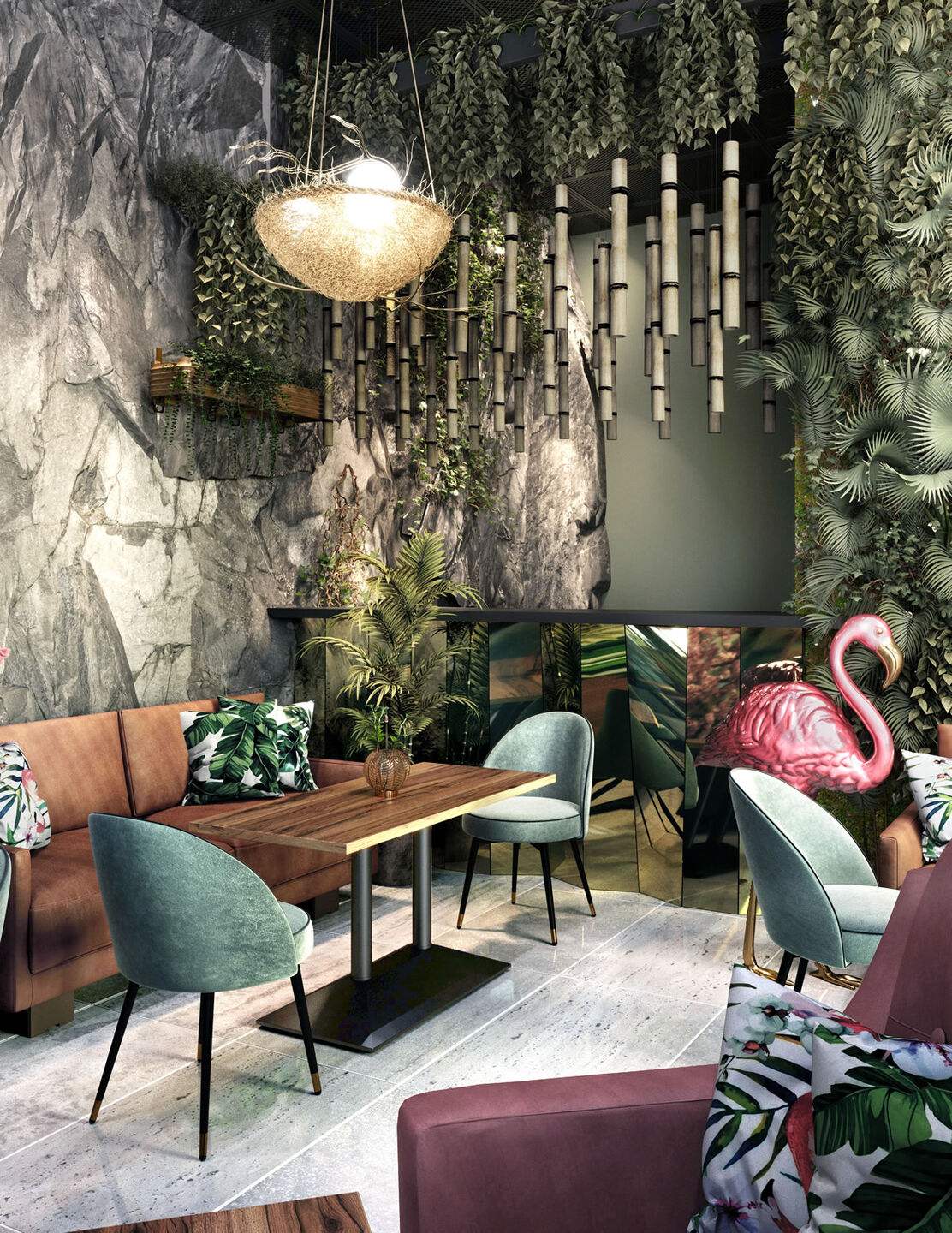 Gallery of Secret Garden Theme Restaurant Design | Comelite ...