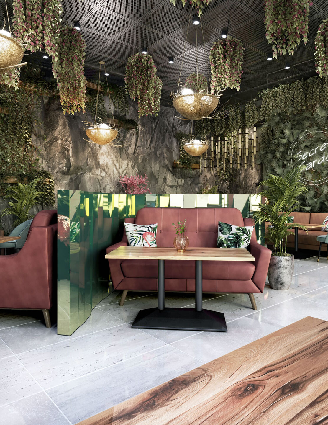 Gallery of Secret Garden Theme Restaurant Design | Comelite ...