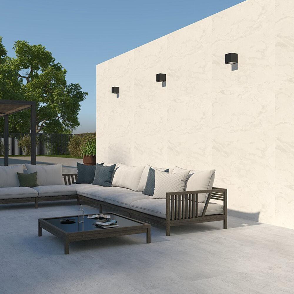 Techlam® Slate Ivory ceramic tiles for interior and exterior cladding ...