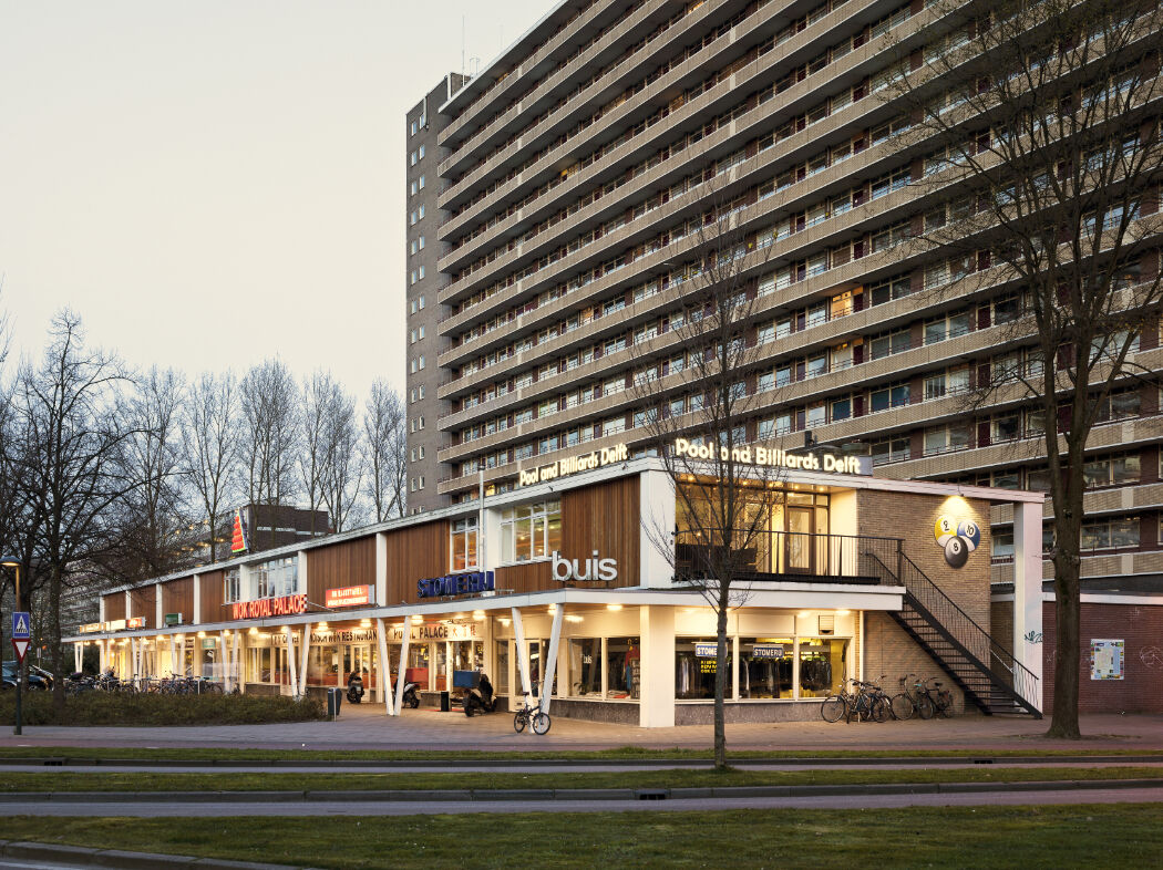 New facade shopping mall Delft | derksen|windt architecten | Archello