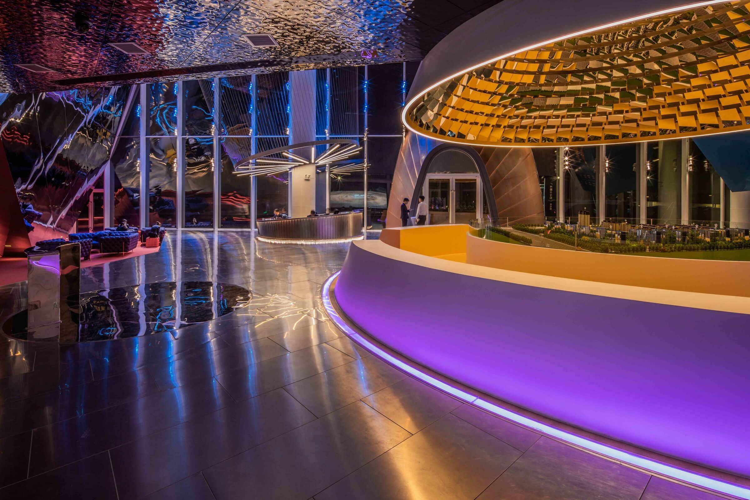 Heze Guangzhou Road No.1 Display Center | Puri Lighting Design | Archello