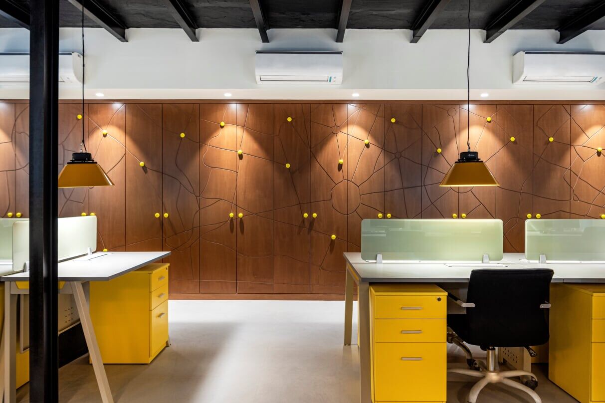 Golden ikon office design | Stonehenge Designs | Archello