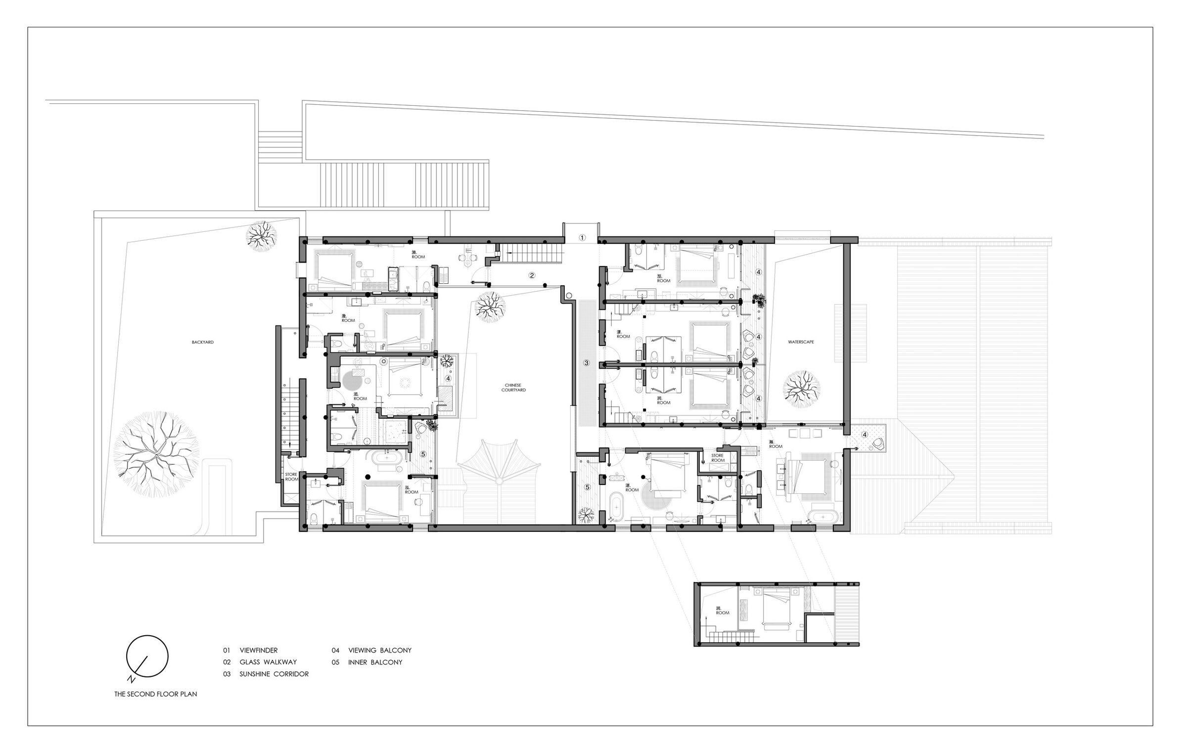Modern Hotel Ground Floor Plan