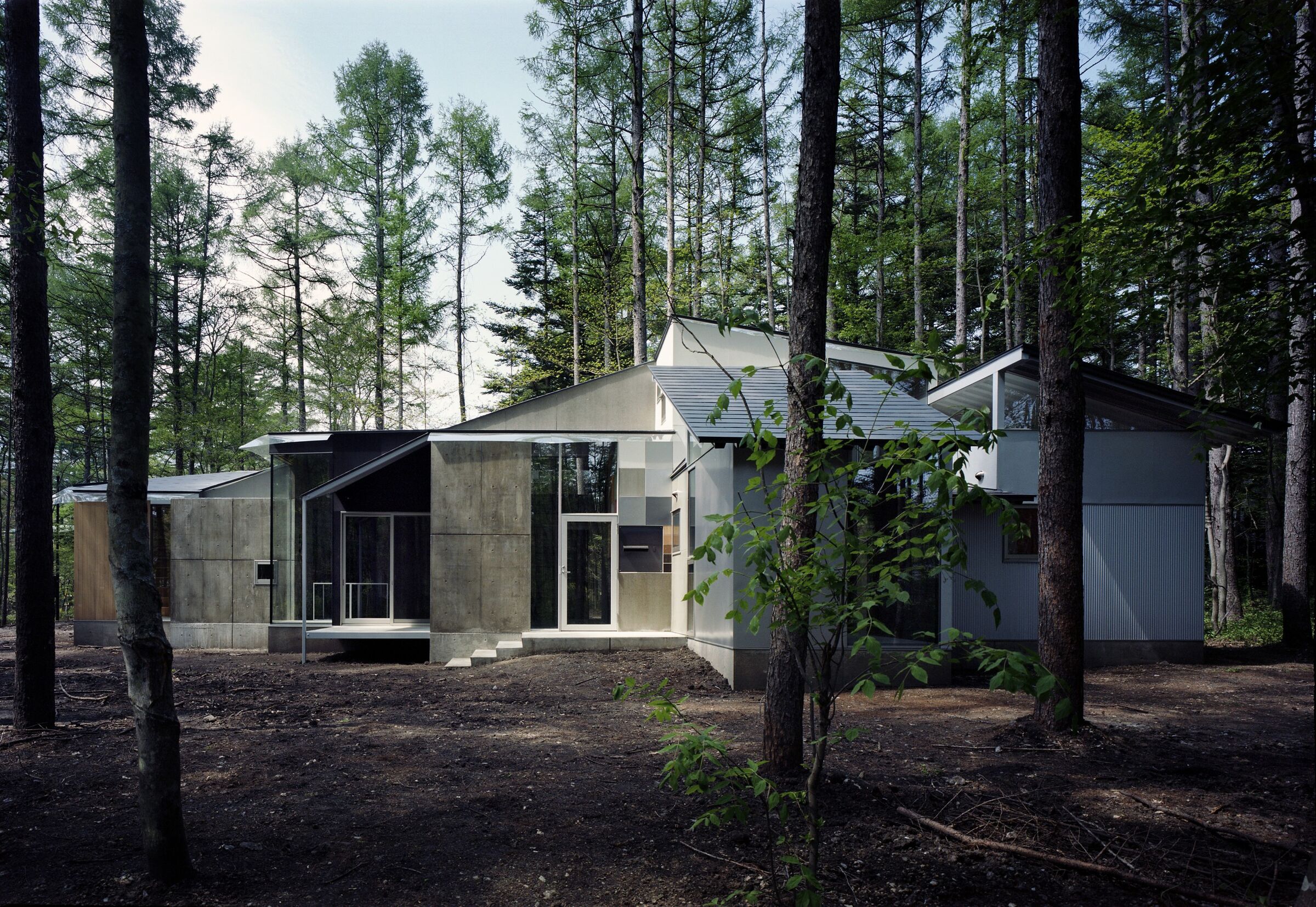 Gradation in the Forest House | KOTOAKI ASANO Architect & Associates ...