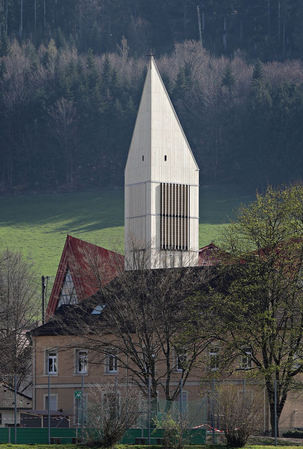 Church tower in Bleibach | Architektur³ | Archello
