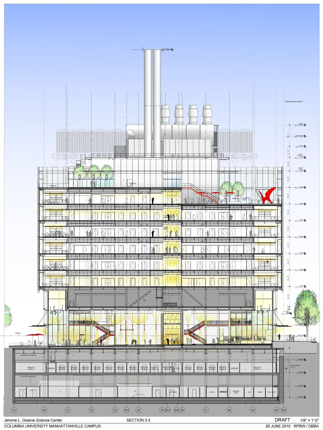 Gallery of Jerome L. Greene Science Center | Renzo Piano Building ...