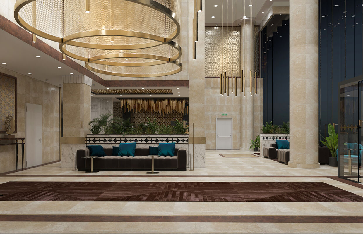 Gallery of Hujra Contemporary Arabic Hotel Interior Design | Comelite ...