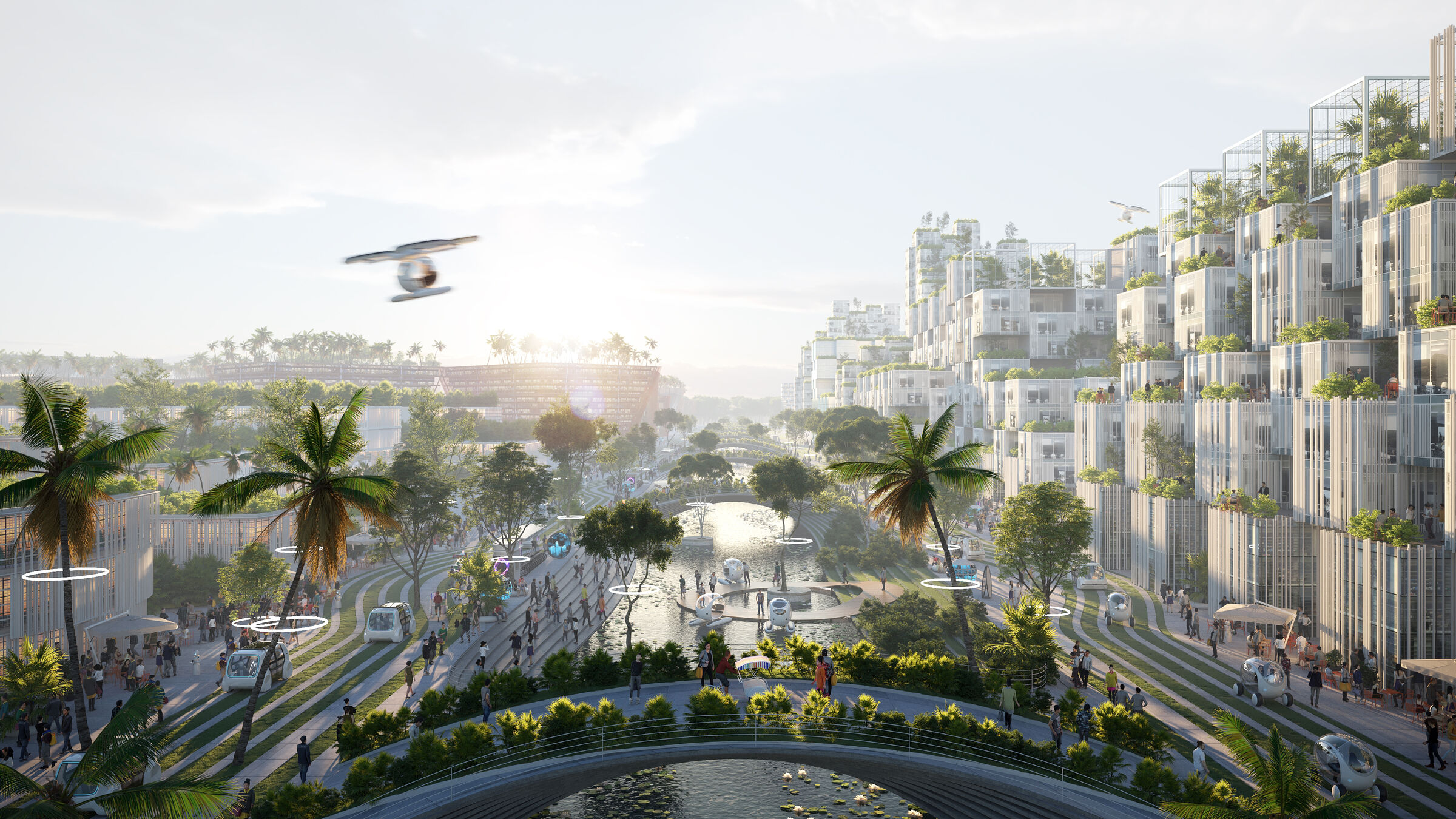 Gallery of BIG, Hijjas and Ramboll envision archipelago shaped land ...