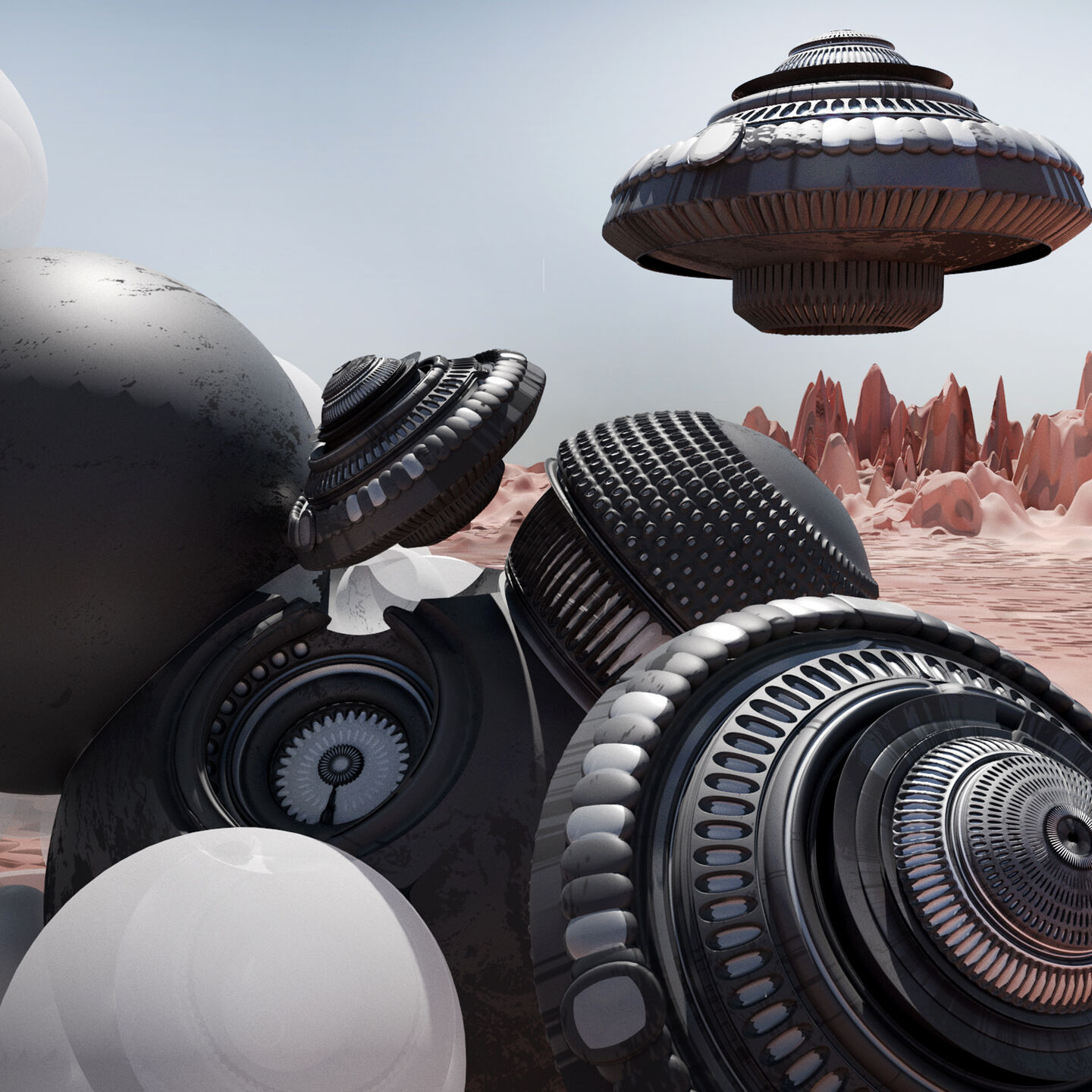 Spray Foam Habitat on Mars | MASK Architects | Archello