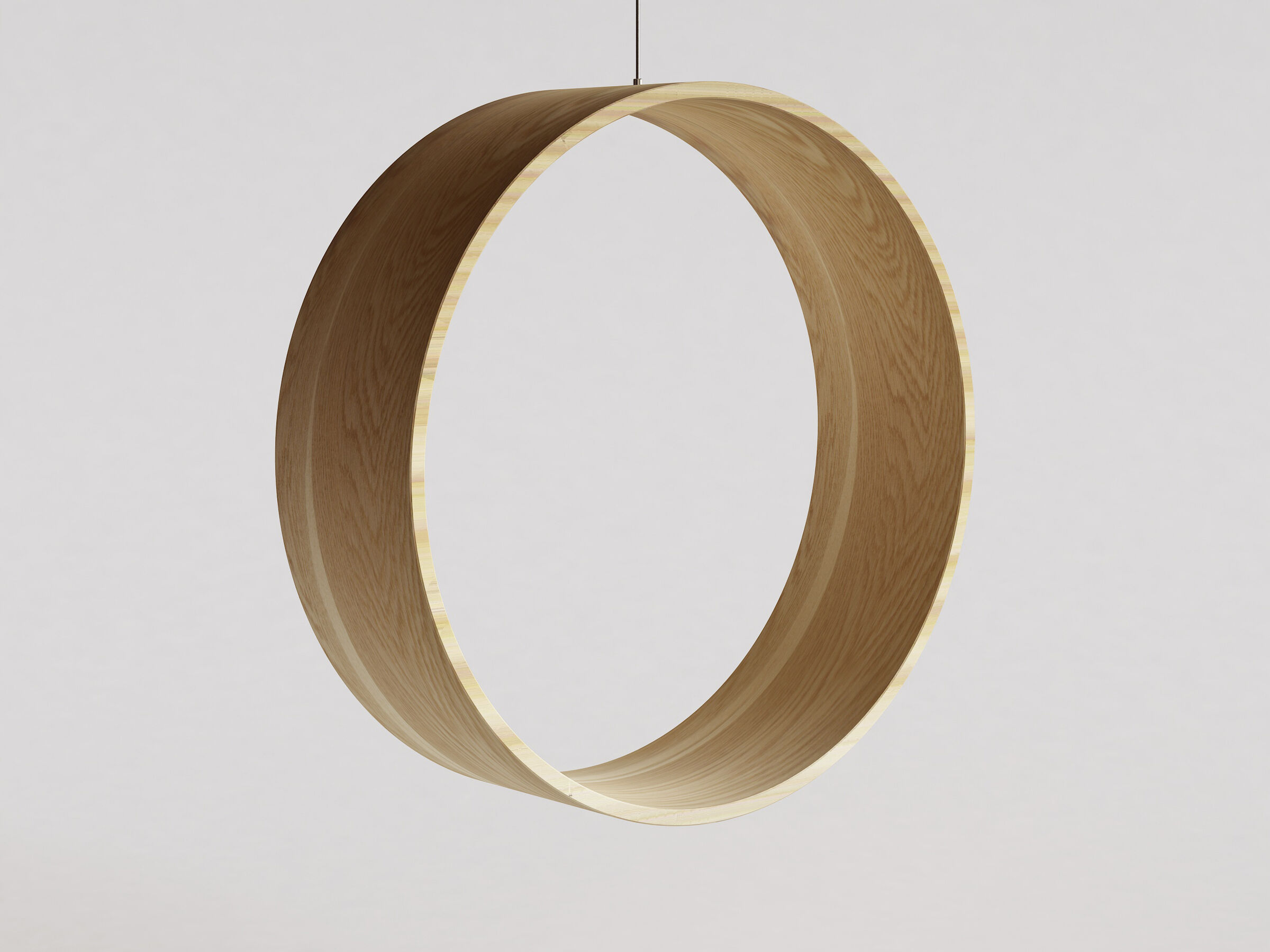 Outdoor, wooden circle swings acts as a contemporary rocking chair by ...