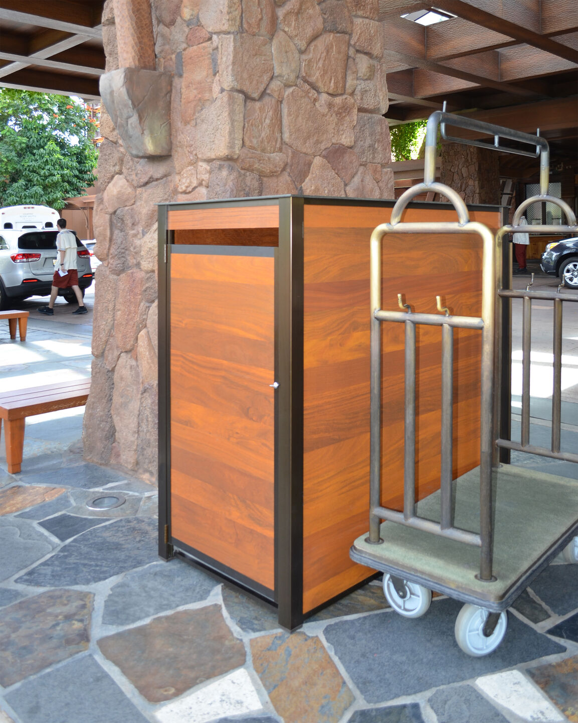 Custom Resort and Restaurant Fixtures from Carts to Screen Wall ...