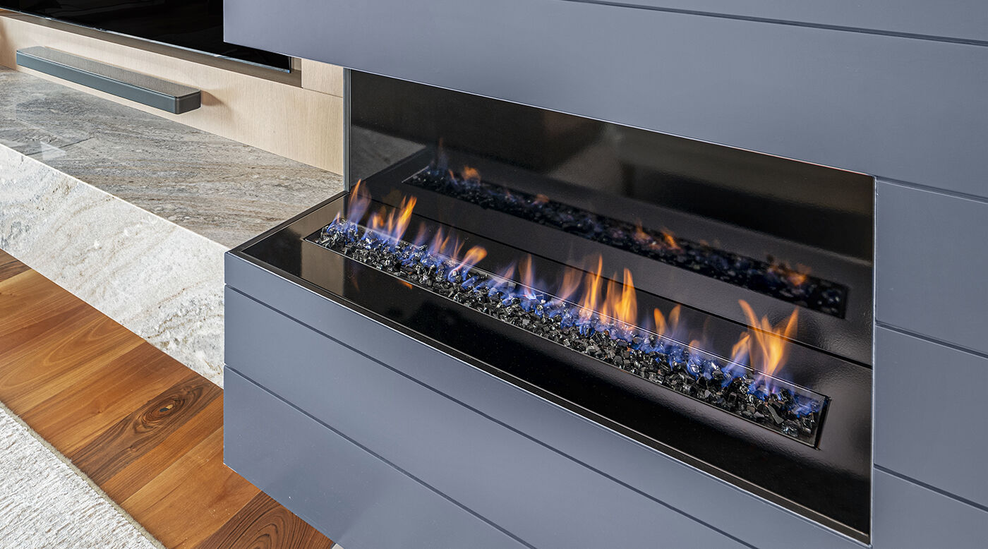 H Series Corner Style Fireplace by European Home | Archello