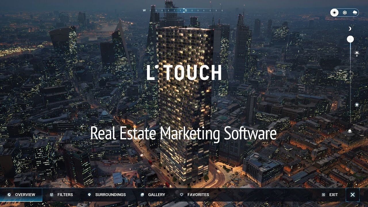 Interactive Marketing Property Software L-Touch | Lunas Visualization ...