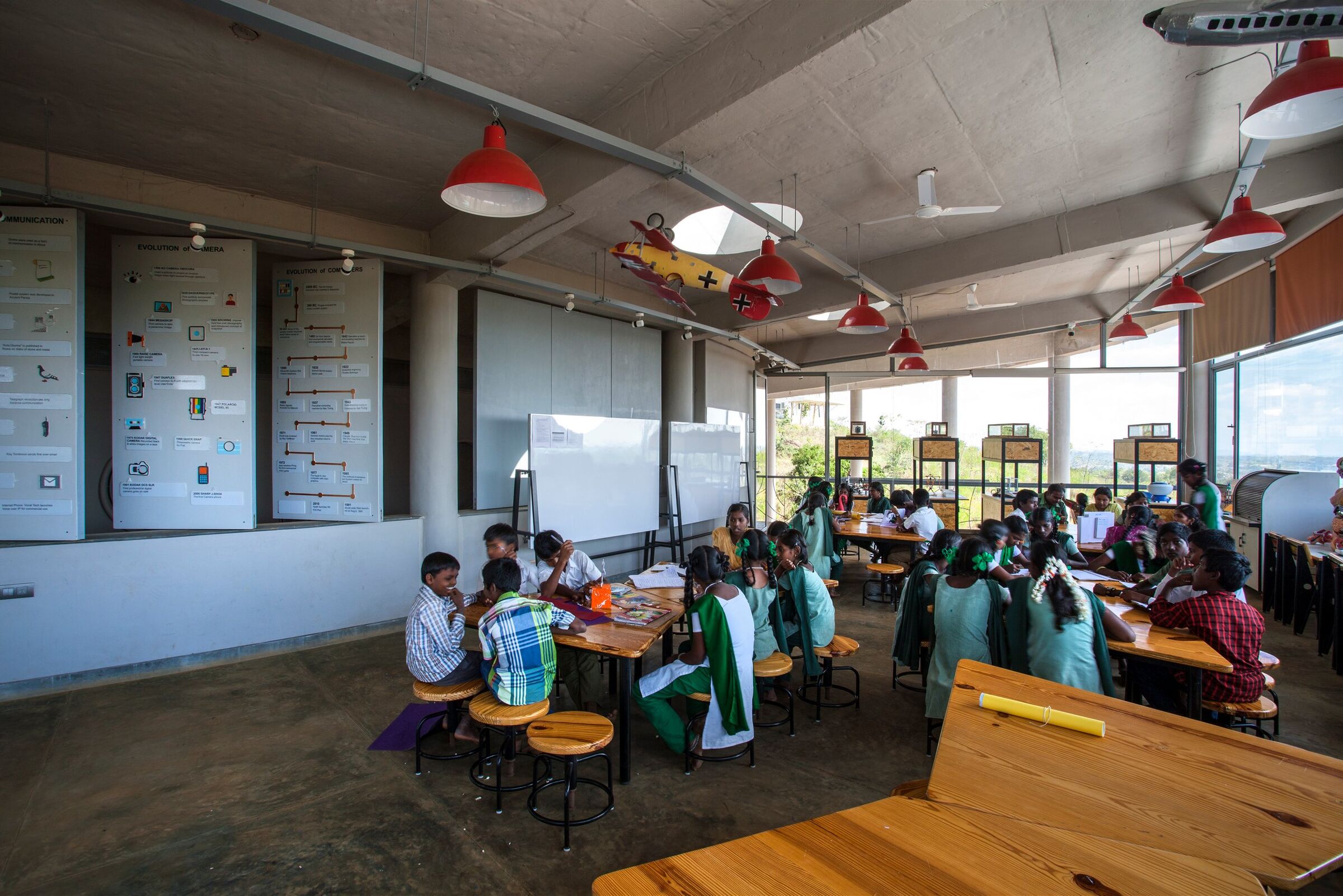 Gallery of Art & Innovation Hub at Agastya Inter. Foundation | Mistry ...