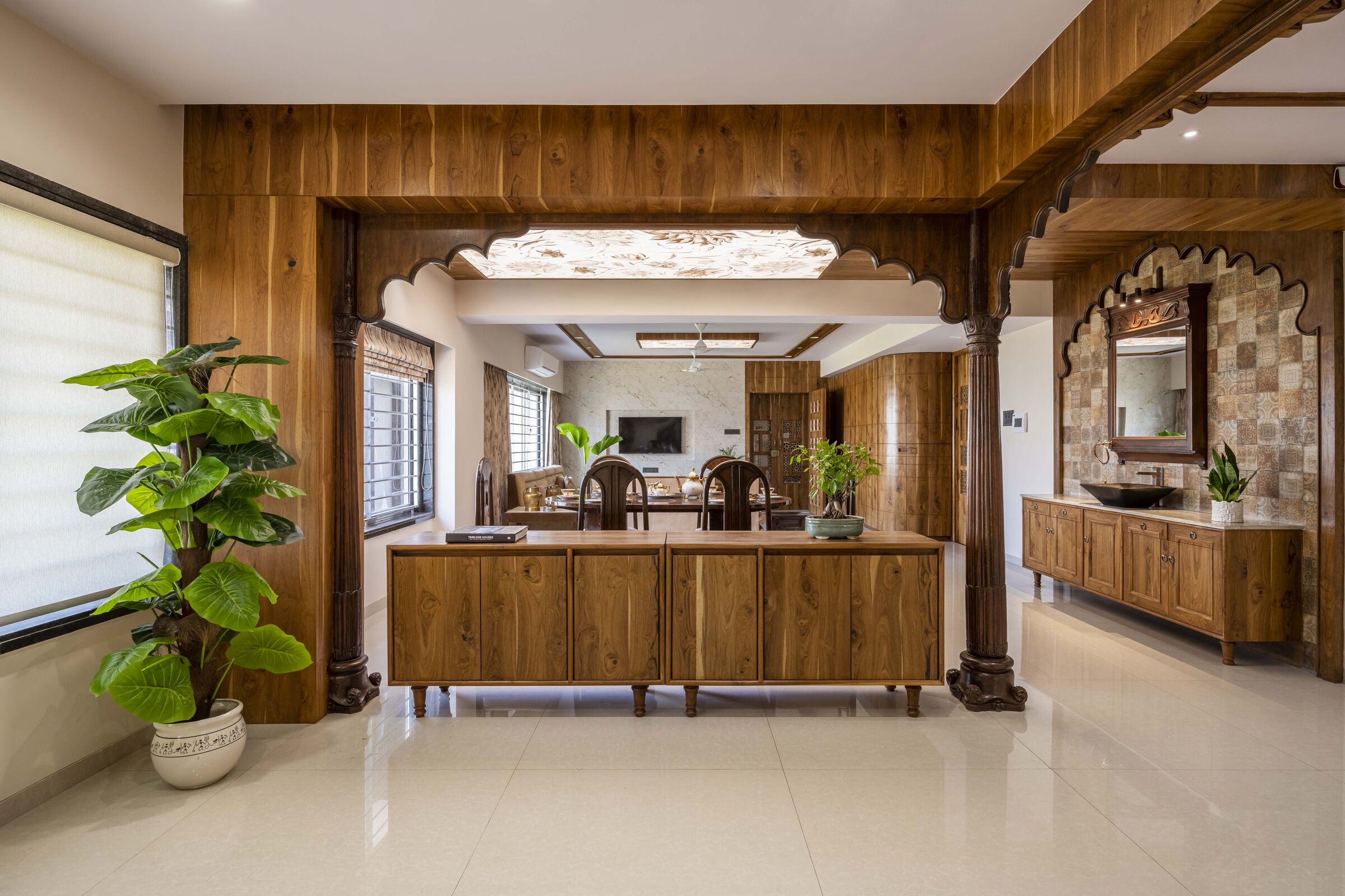 Gallery of Traditional and modern hook up | Prayog design studio ...