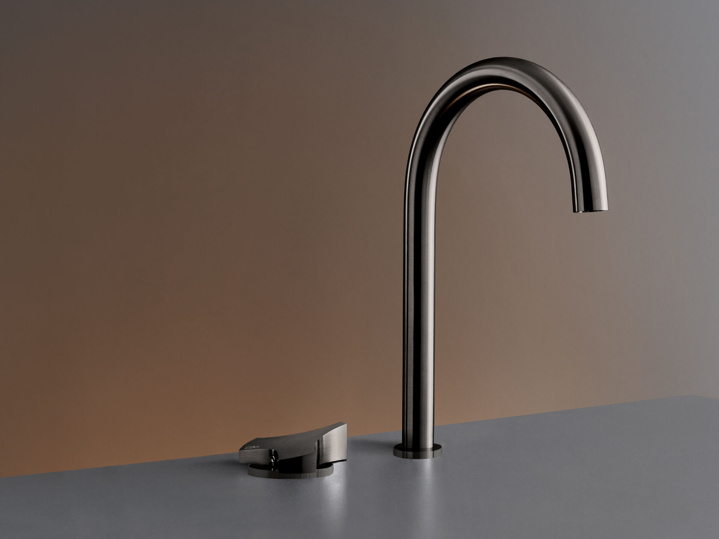 ZIQ34 - Two-hole progressive mixer with swivelling spout H. 245 mm by ...