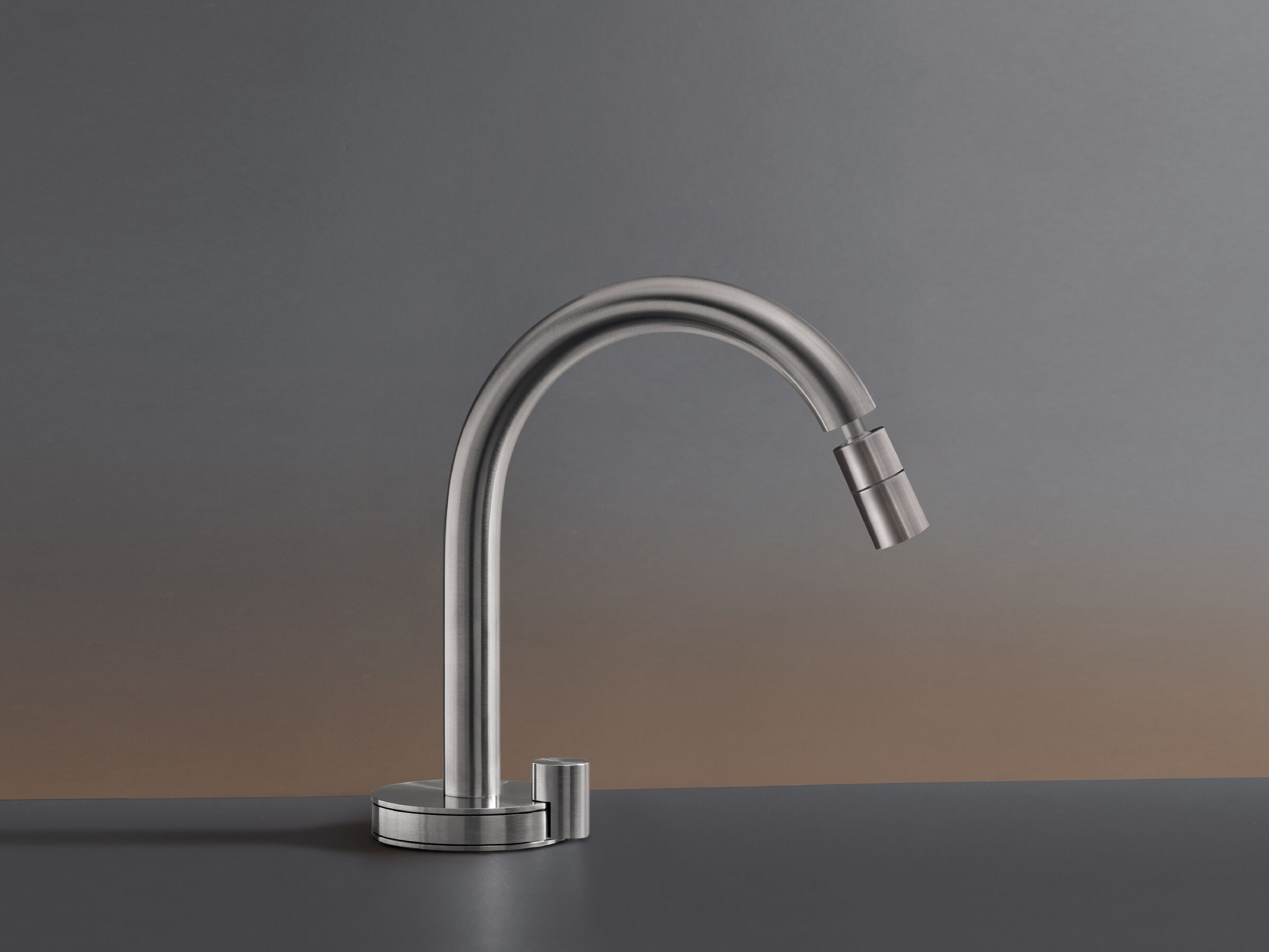 GIO23 - Deck mounted progressive mixer with adjustable spout H. 175 mm ...