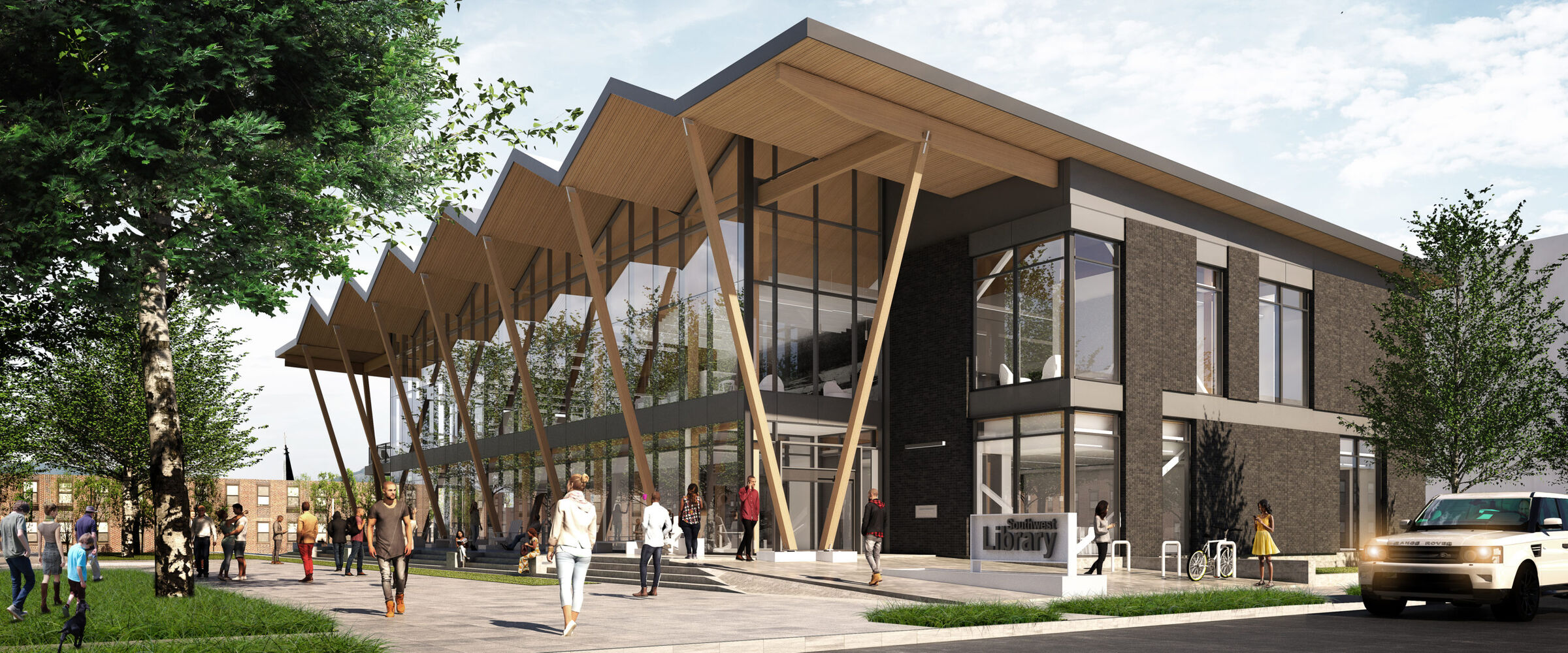 DC Southwest Library | StructureCraft | Archello