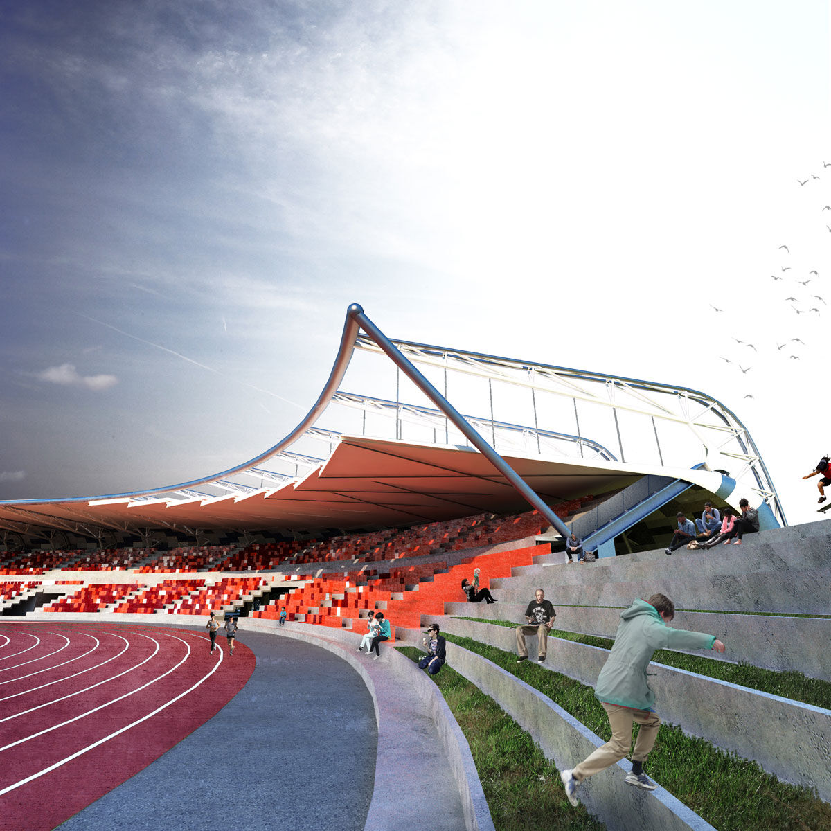 Gallery of FEM Stadium | WTA Architecture and Design Studio | Media - 2