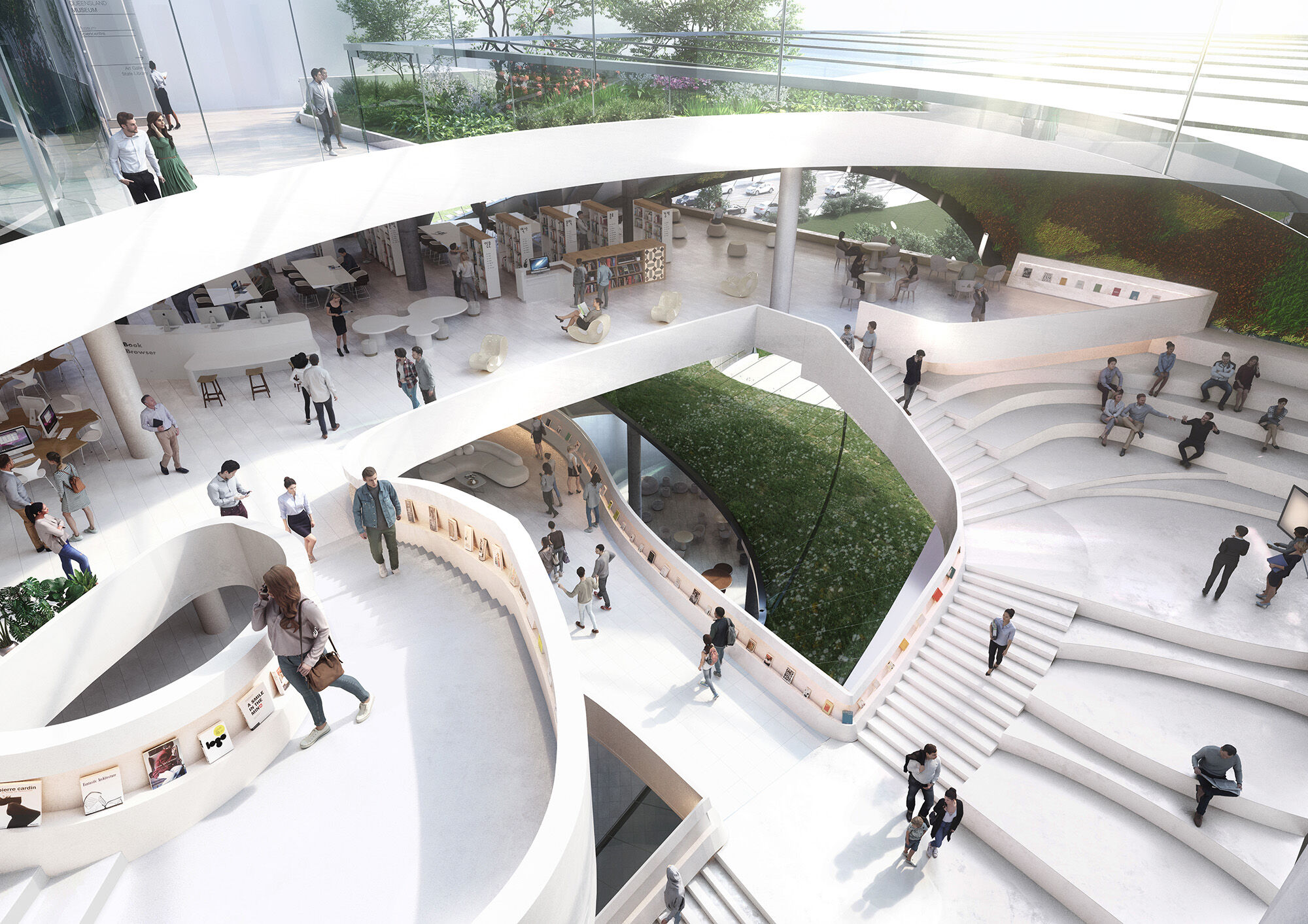 Gallery of Songdo International Library Design Submission | 10 Design ...