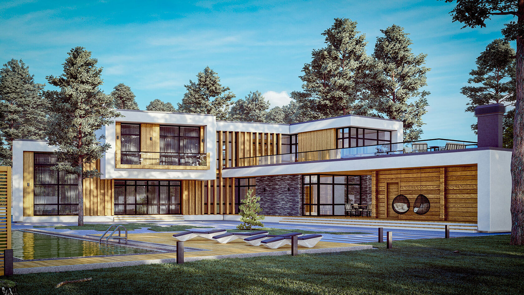 Gallery of MODERN HIGH-TECH INDIVIDUAL HOUSE | Modern House ...