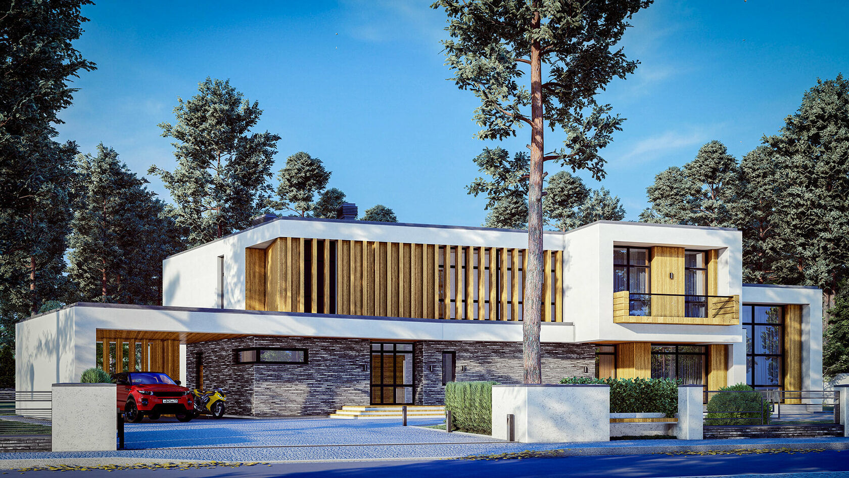 Gallery of MODERN HIGH-TECH INDIVIDUAL HOUSE | Modern House ...