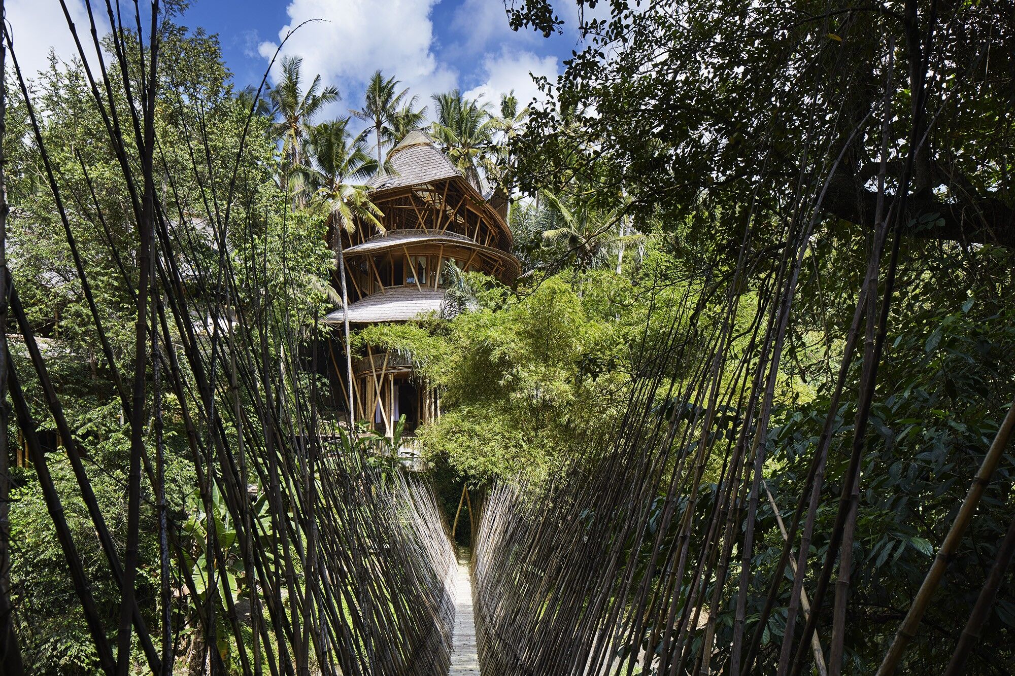 Temple View House at Green Village | Ibuku Bamboo Architecture and ...