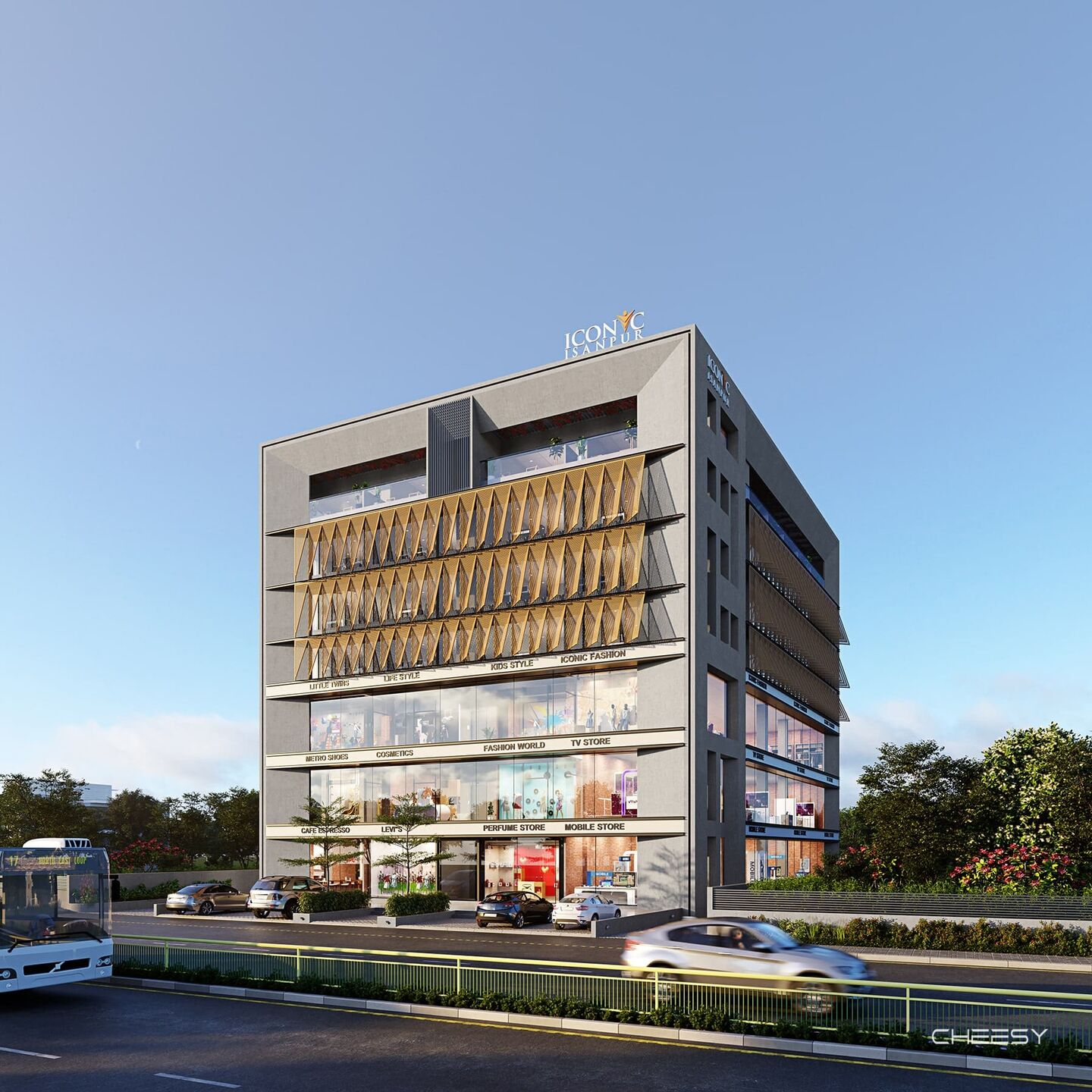 ICONIC ISANPUR | The Cheesy Visual Studio | Archello