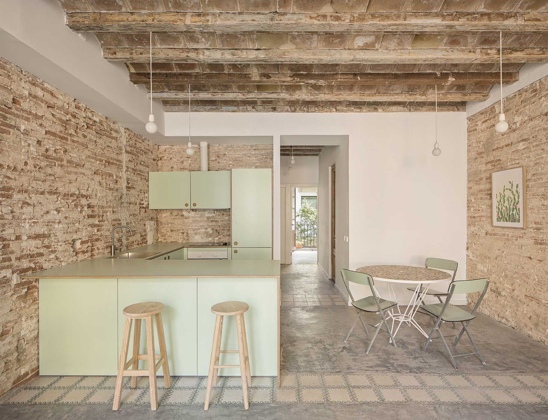 Traditional Barcelona building transformed into three contemporary ...