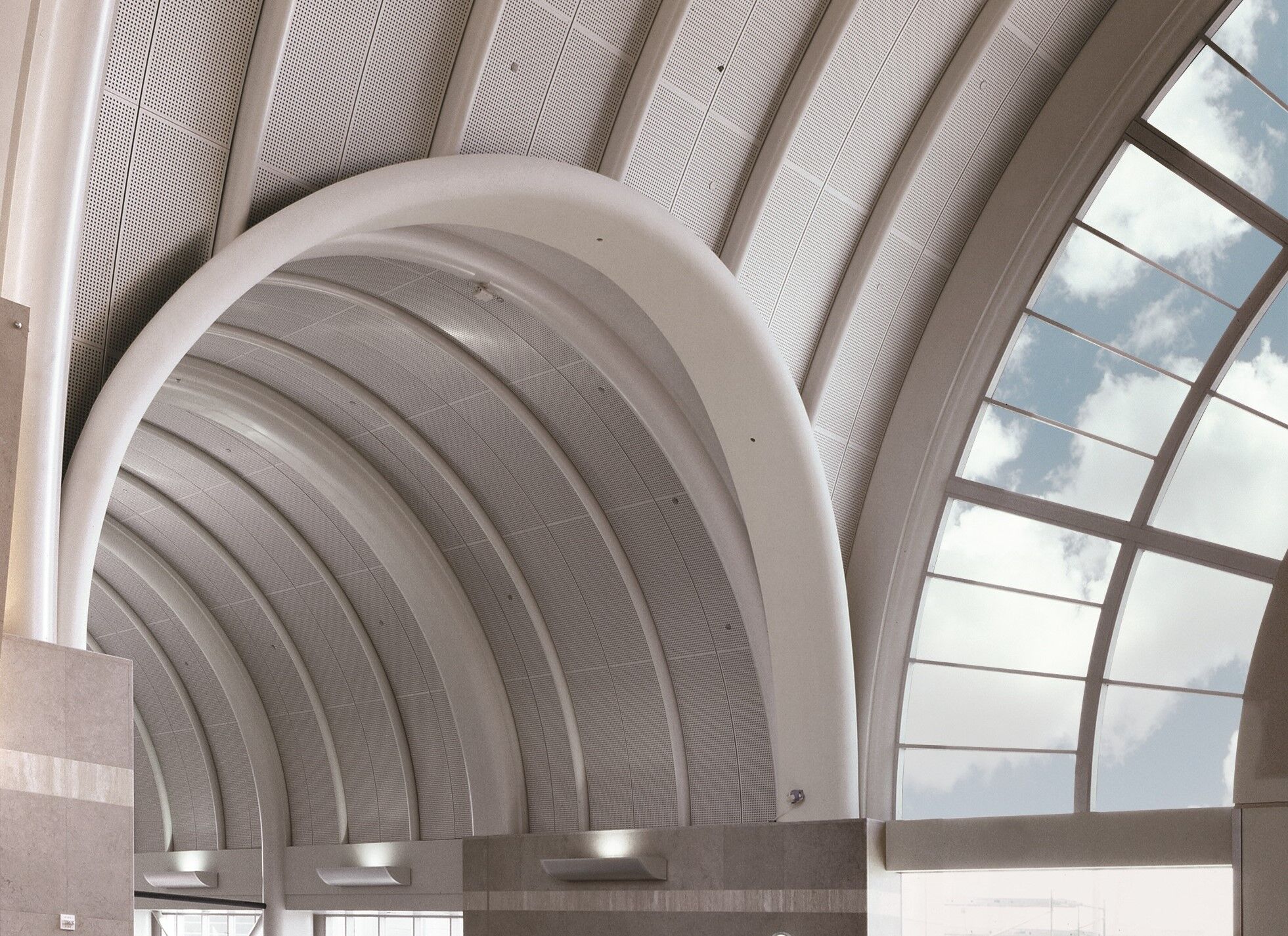 USG Ceilings Plus Radians™ - Linear Metal Ceiling System by USG ...