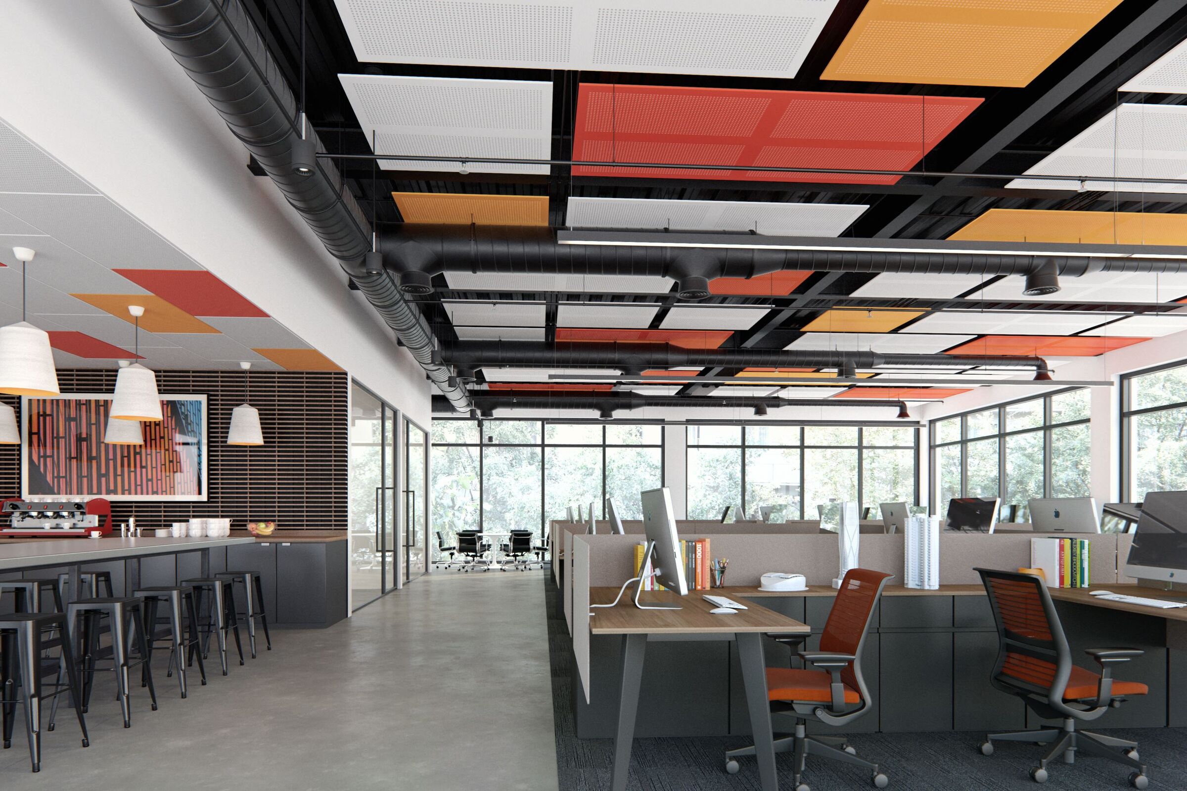 USG Danoline™ Direct Mount Acoustical Perforated Gypsum Panels by USG ...