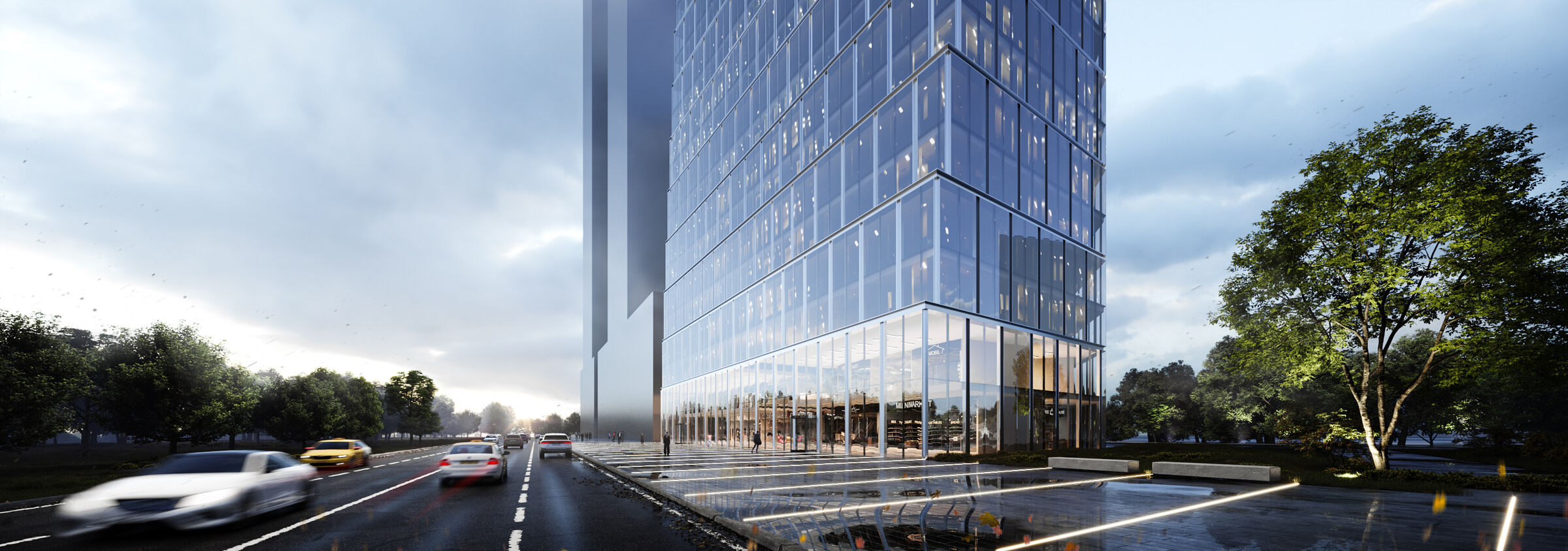 The concept of a business center | IND architects | Archello