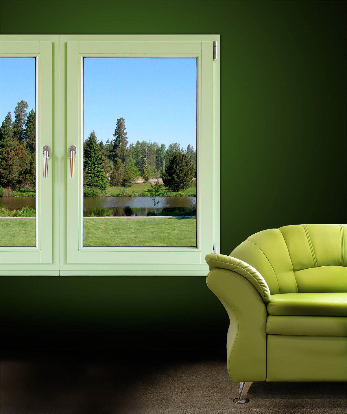 Inward opening DK88 window por Viking Window | Archello