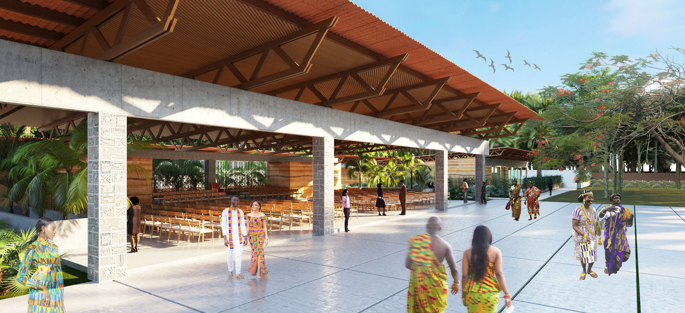 Gallery of COUR ROYALE D’ASSINIE MAFIA | Koffi and Diabaté Architectes ...