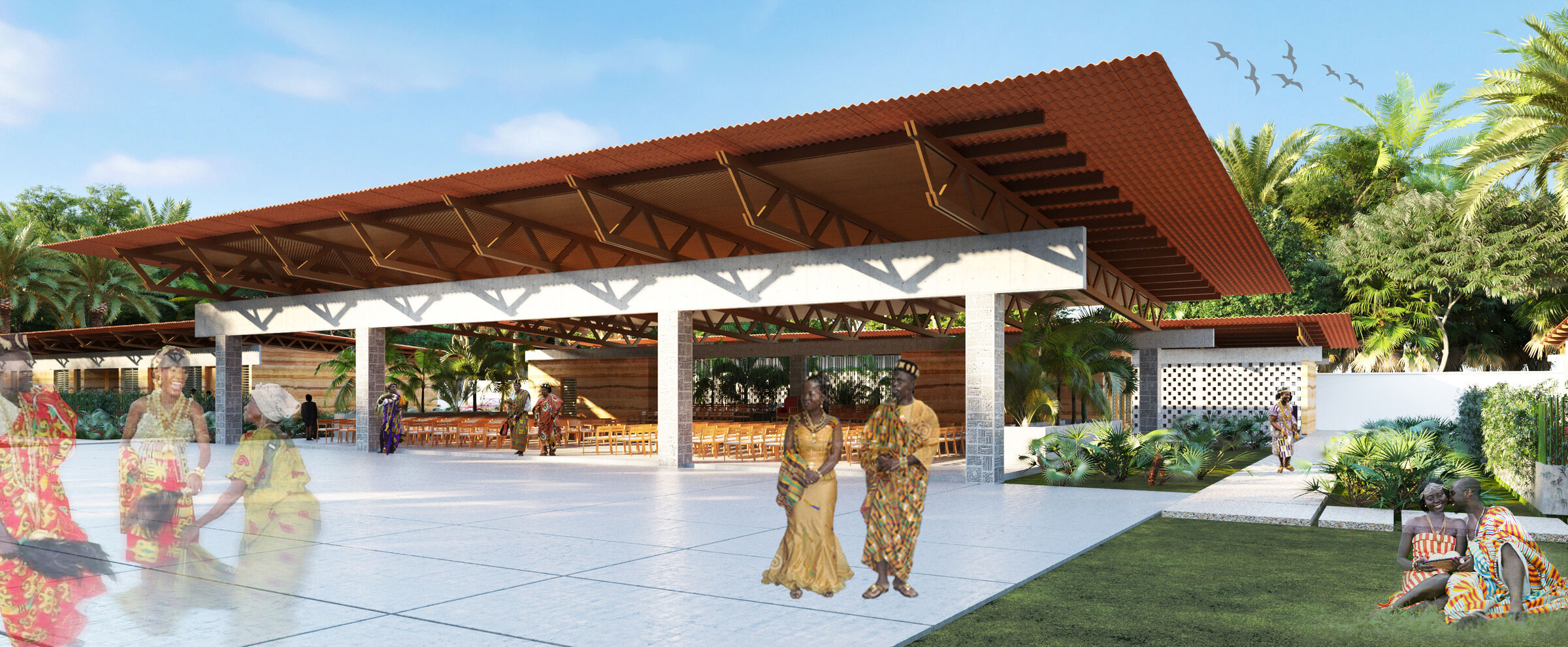 Gallery of COUR ROYALE D’ASSINIE MAFIA | Koffi and Diabaté Architectes ...