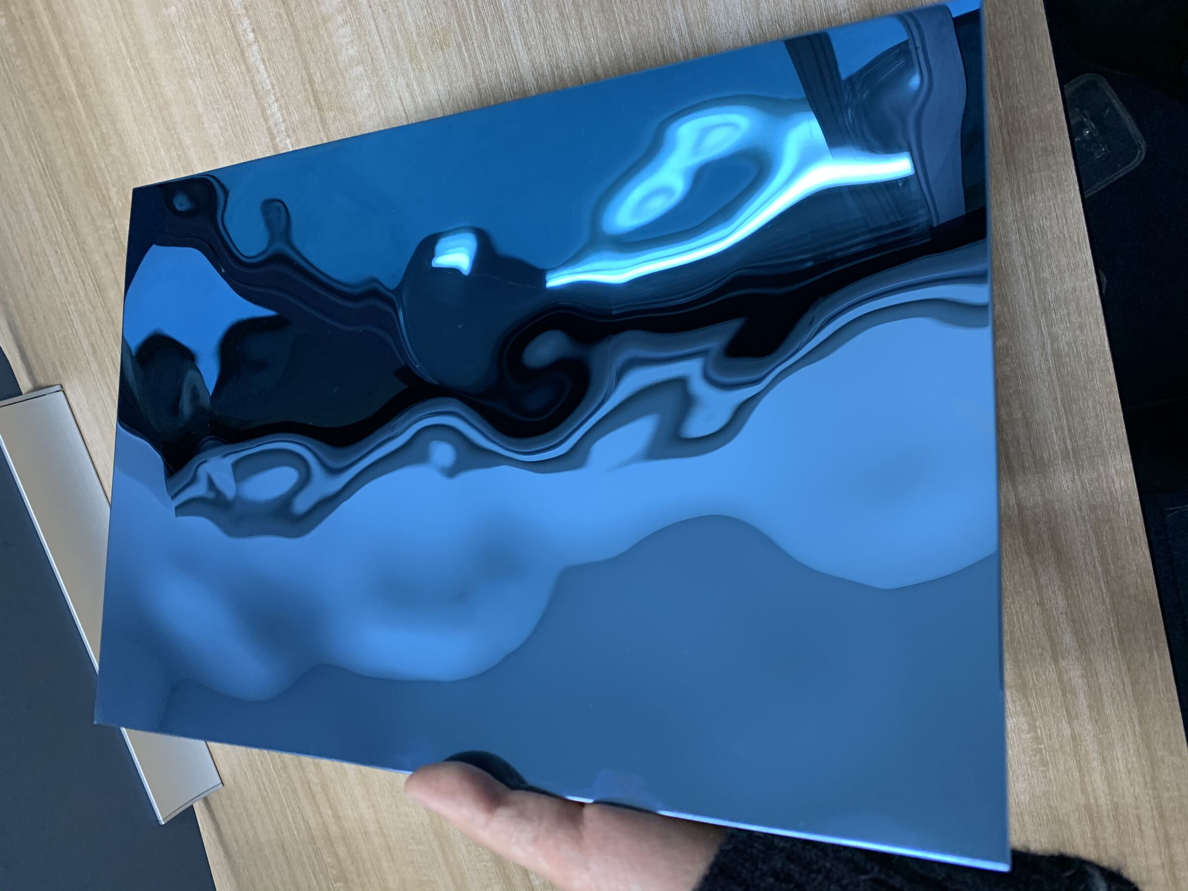 Blue mirrored water ripple sheets por Wuxi Boweite Metal Science ...