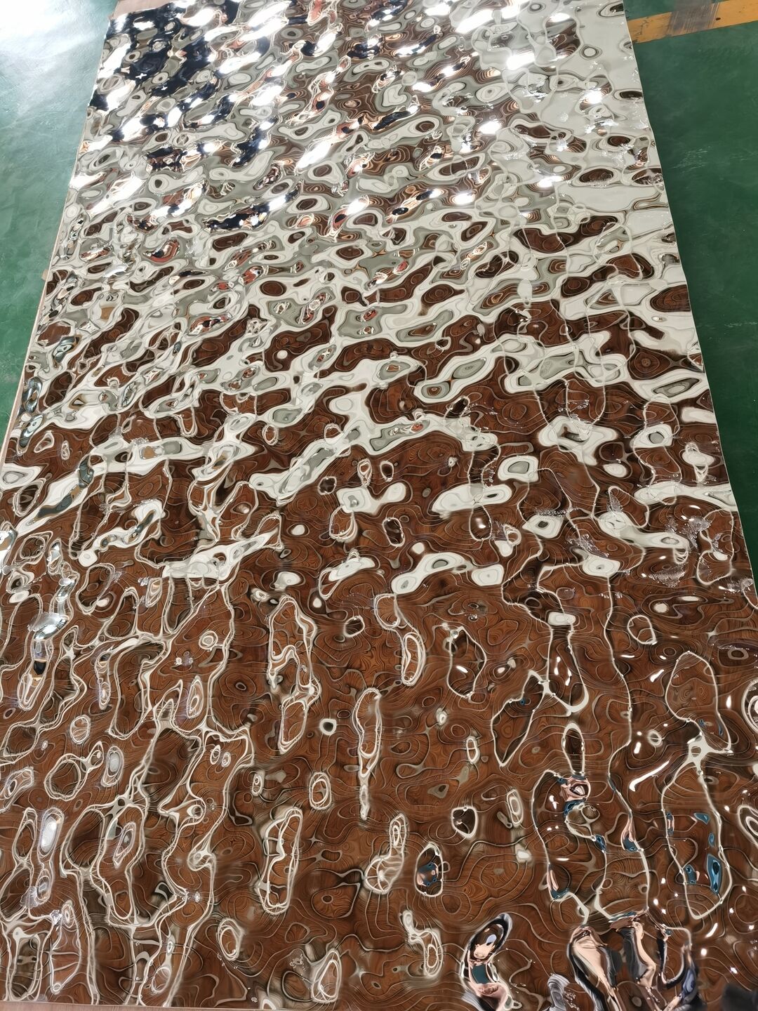 Mirrored water ripple steel sheets by Wuxi Boweite Metal Co.,Ltd ...