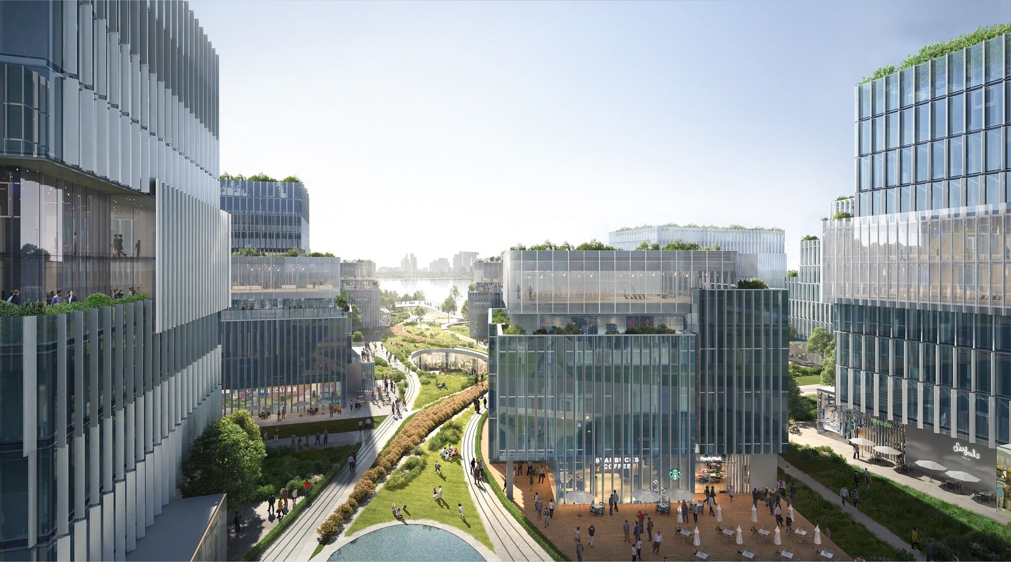 Chengdu Tiantou Intelligent Harbour Project | Aedas | Archello