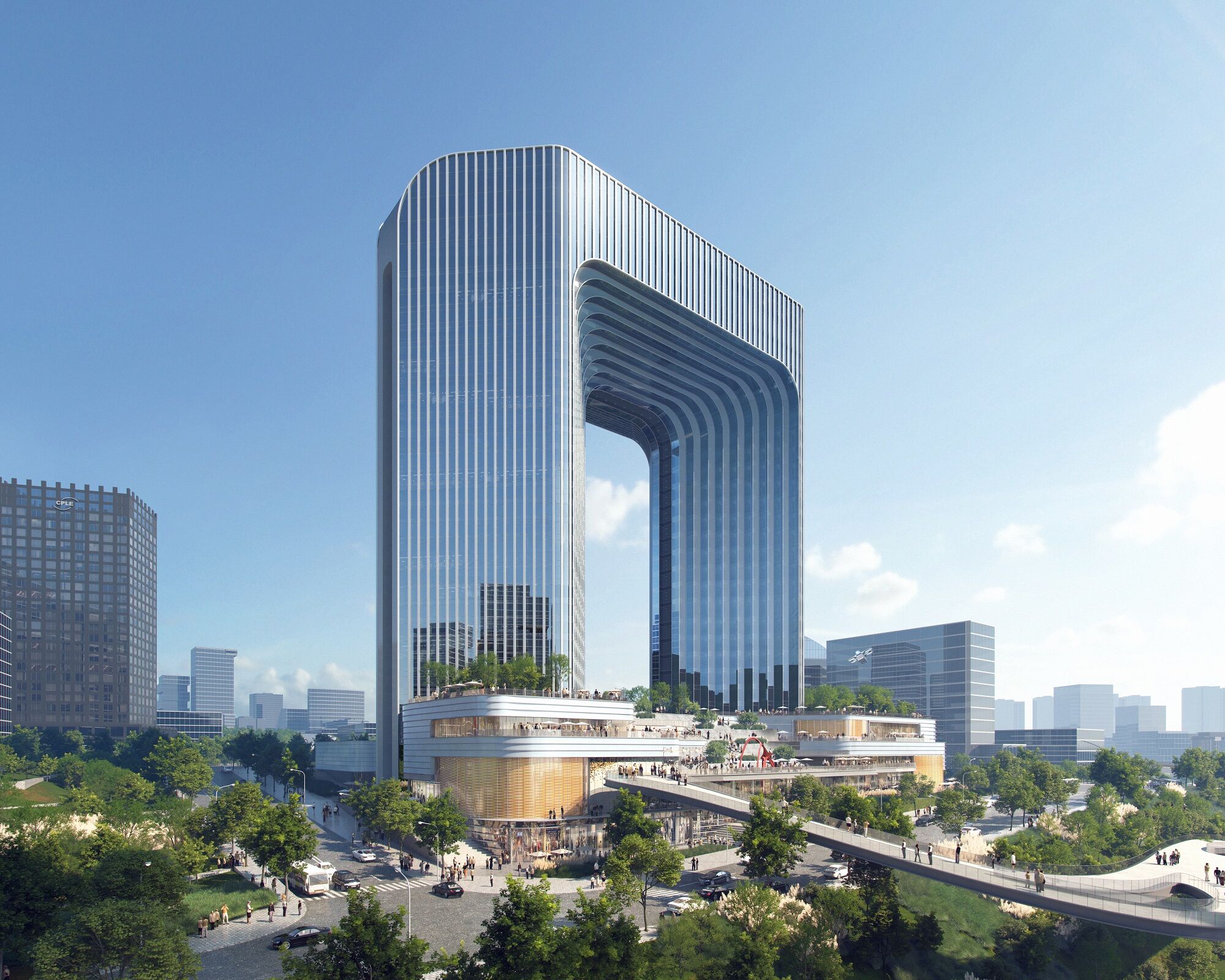 Chongqing Cuntan Cruise Terminal TOD | Aedas | Archello