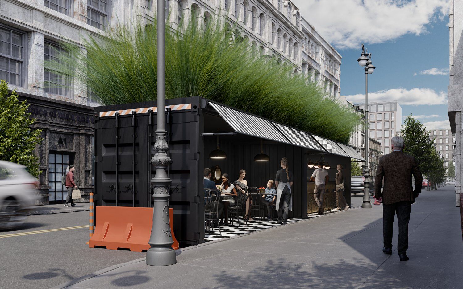 Outdoor Restaurant Shipping Containers