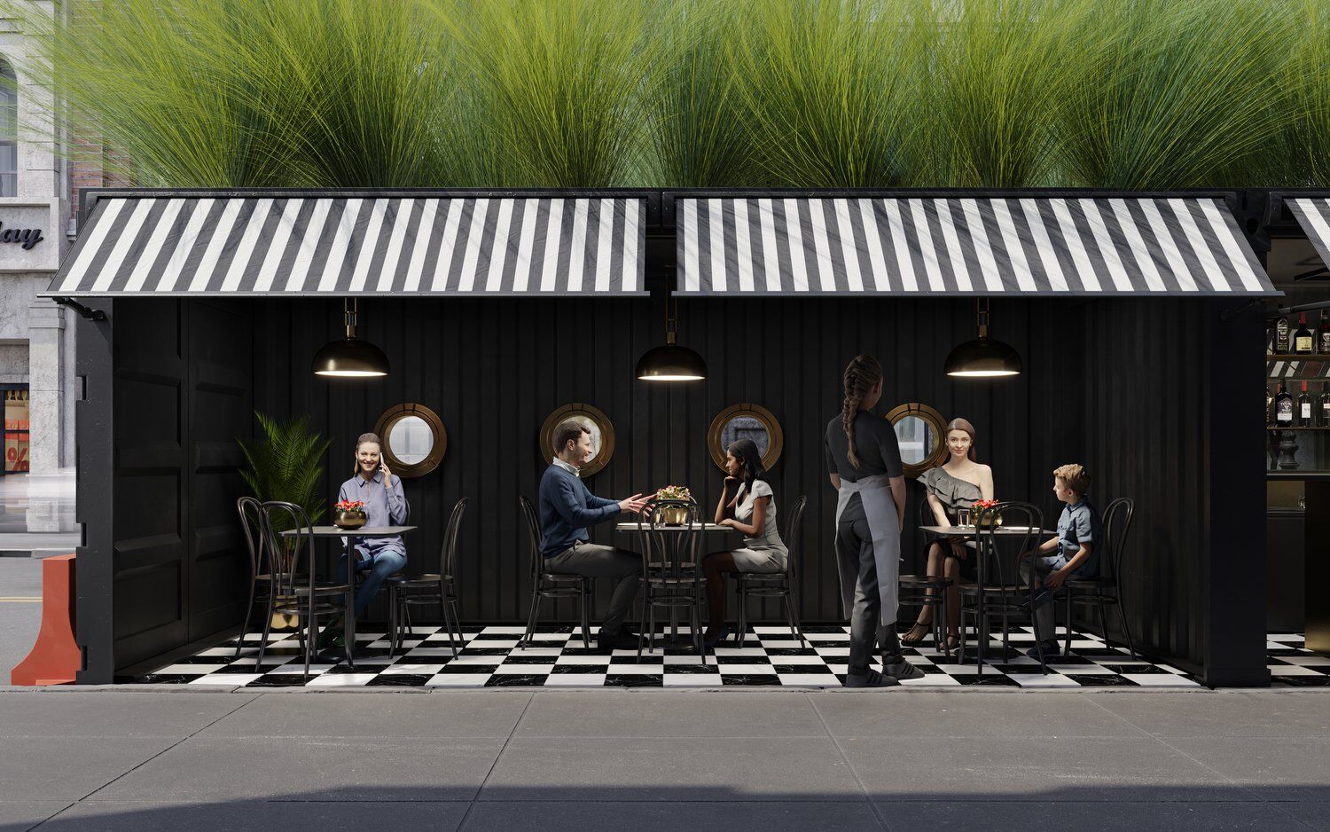 Gallery of NYC Shipping Container Restaurant Sheds | Axis Mundi | Media - 3