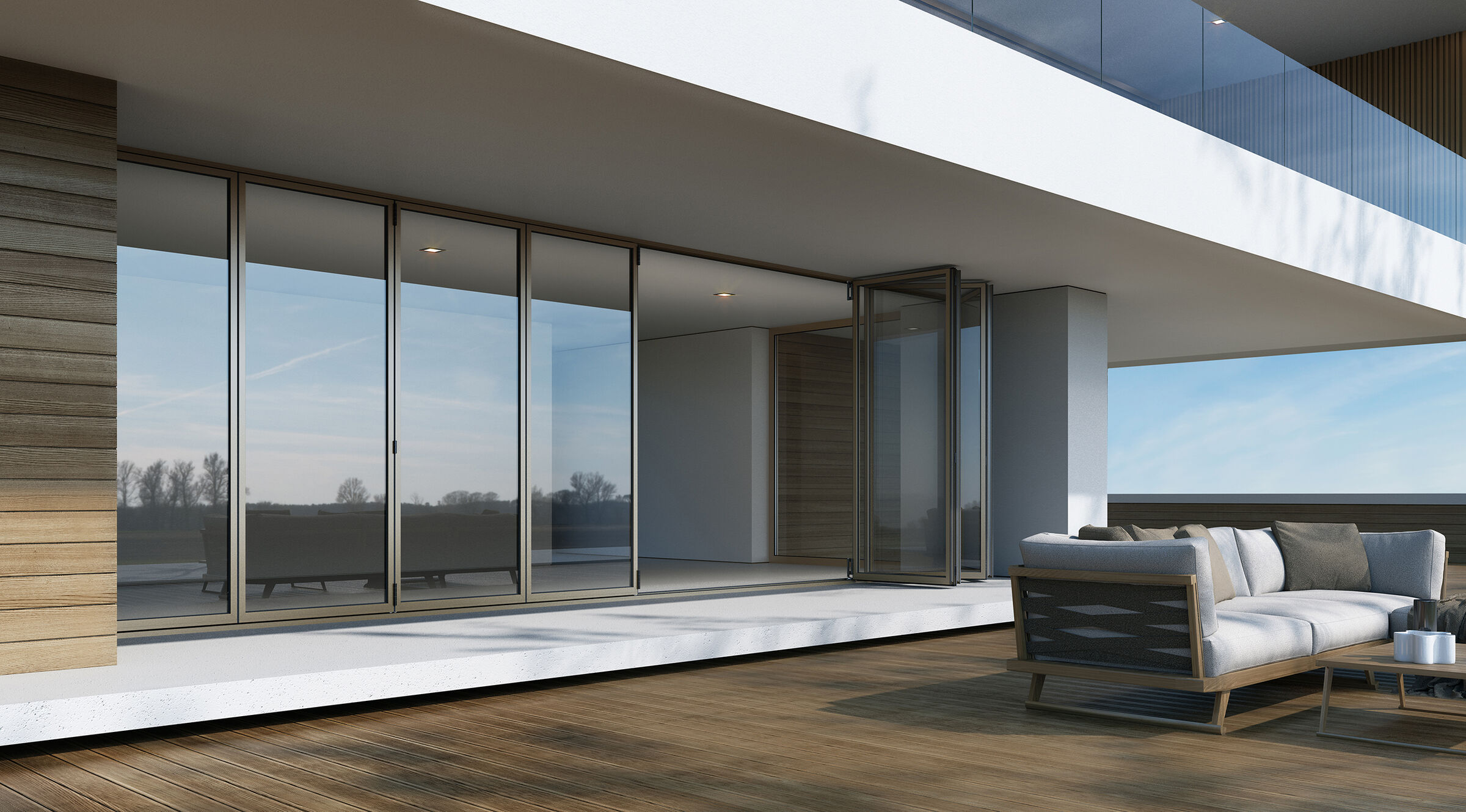 SMARTIA MF65 - thermally insulated system for folding doors by Alumil S ...