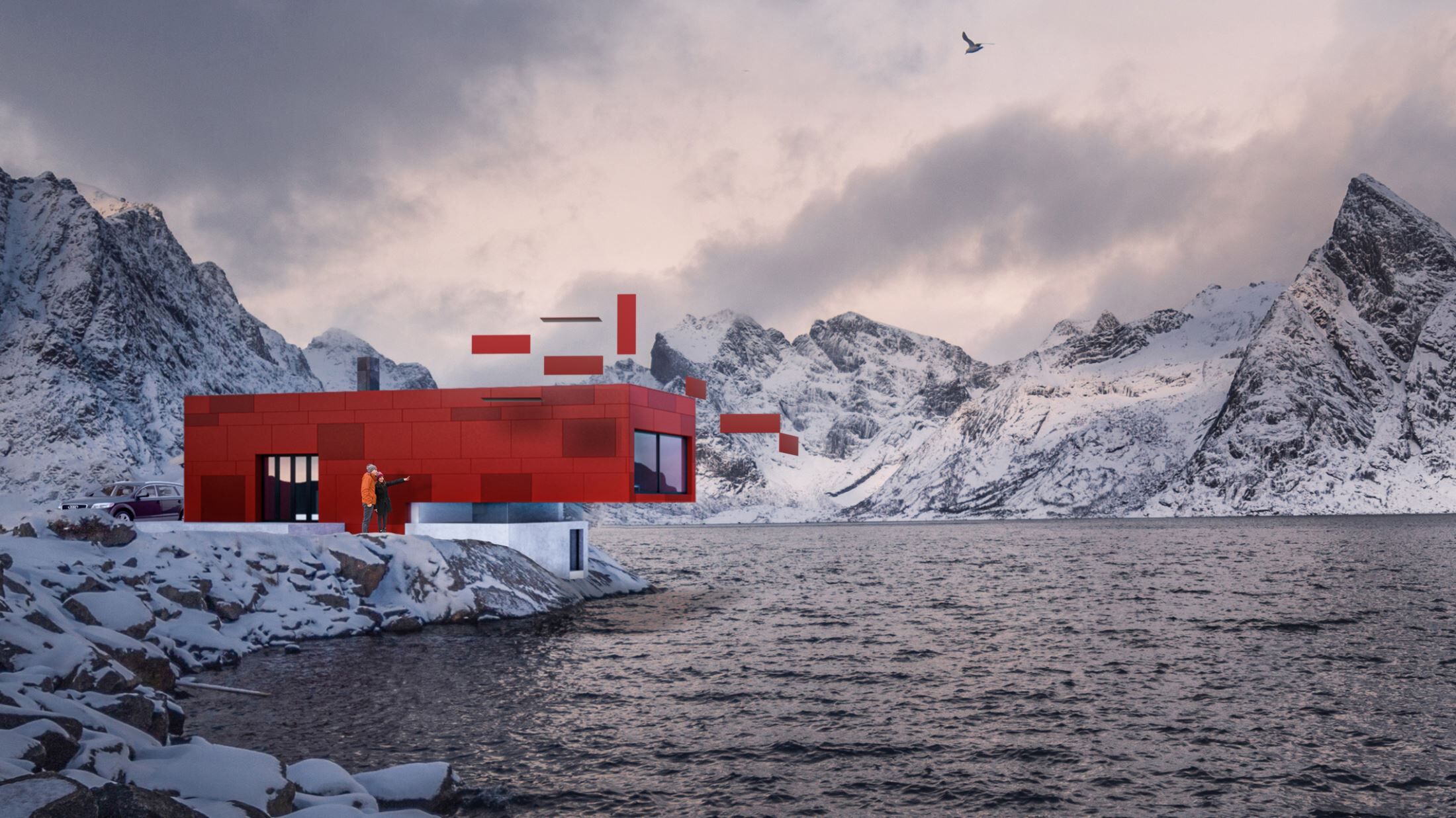 Steni Colour Reuse - concept for sustainable reuse of façade panels by ...