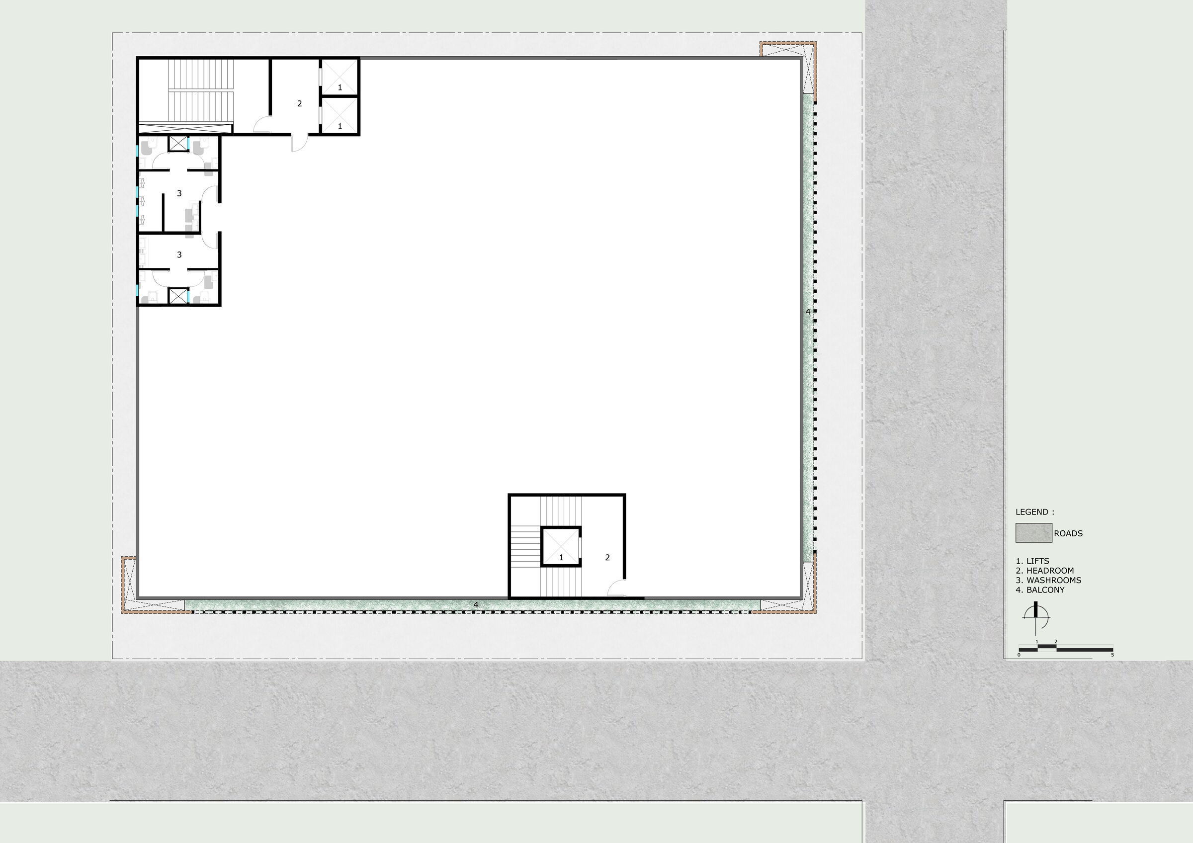Veiled commercial complex | A.J Architects | Media - Renders | Archello