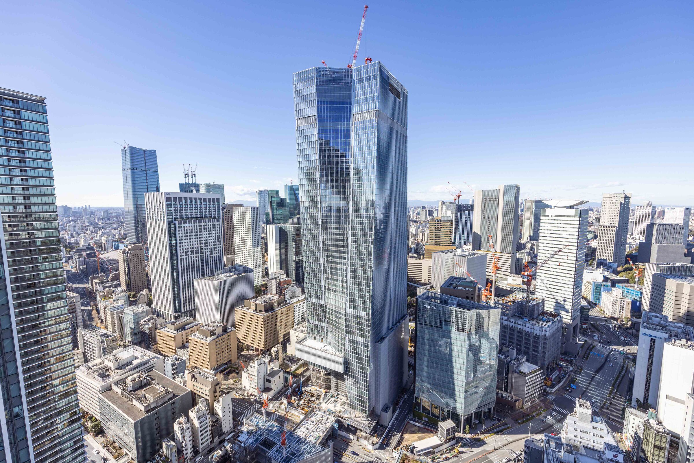Preview of OMA's first tower to be completed in Tokyo | Archello